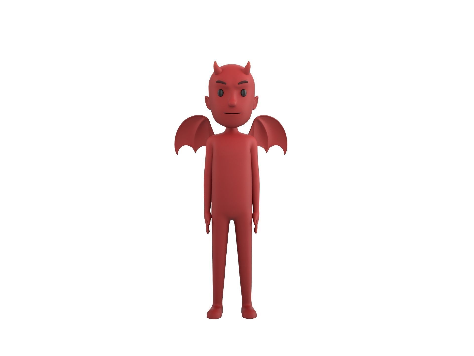 Character150 Rigged Devil 3D model rigged | CGTrader