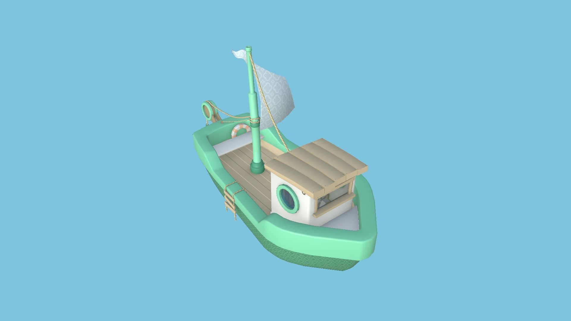 10 Cartoon Boat Collection - Low Poly Ships | CGTrader
