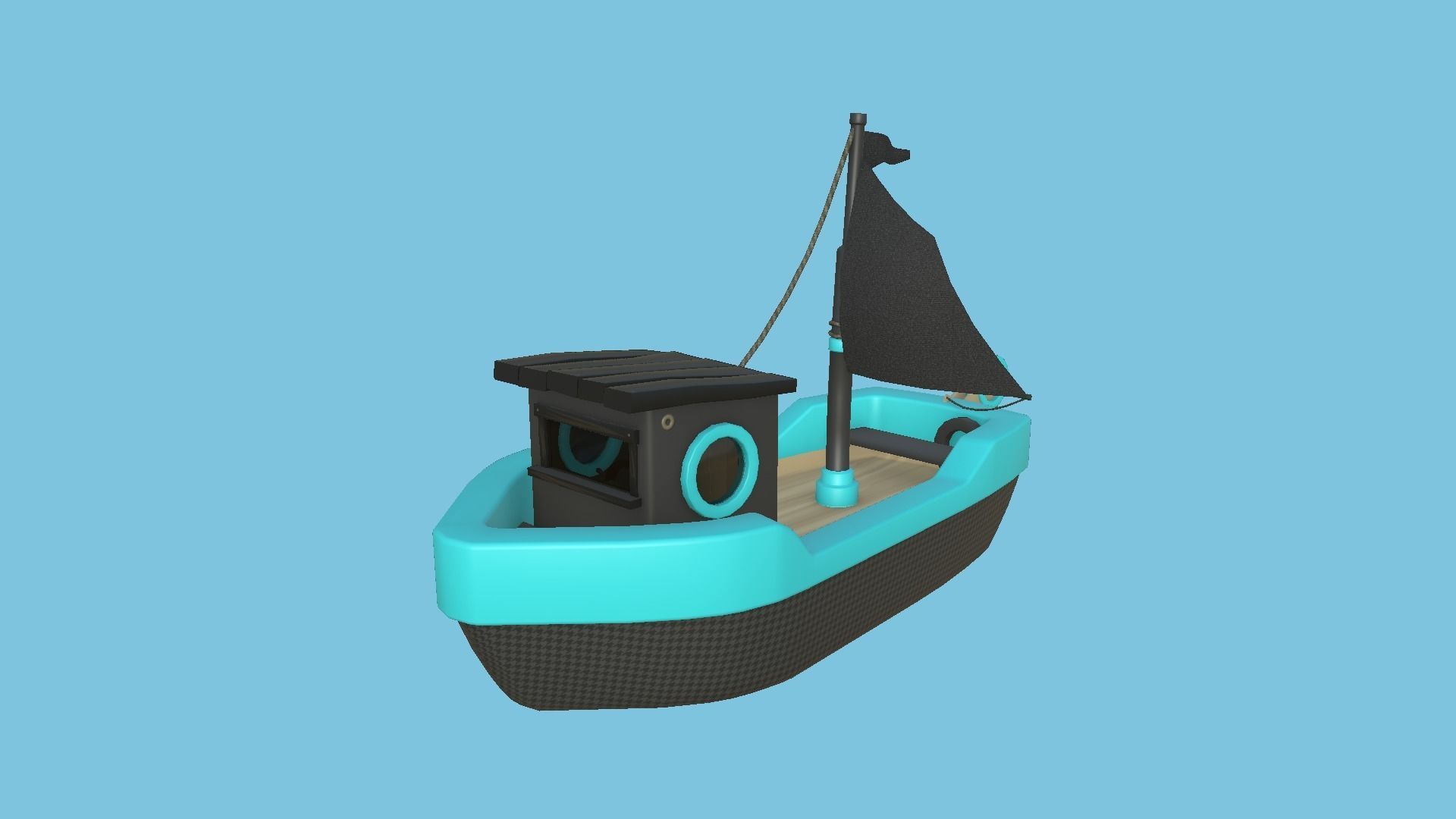10 Cartoon Boat Collection - Low Poly Ships | CGTrader