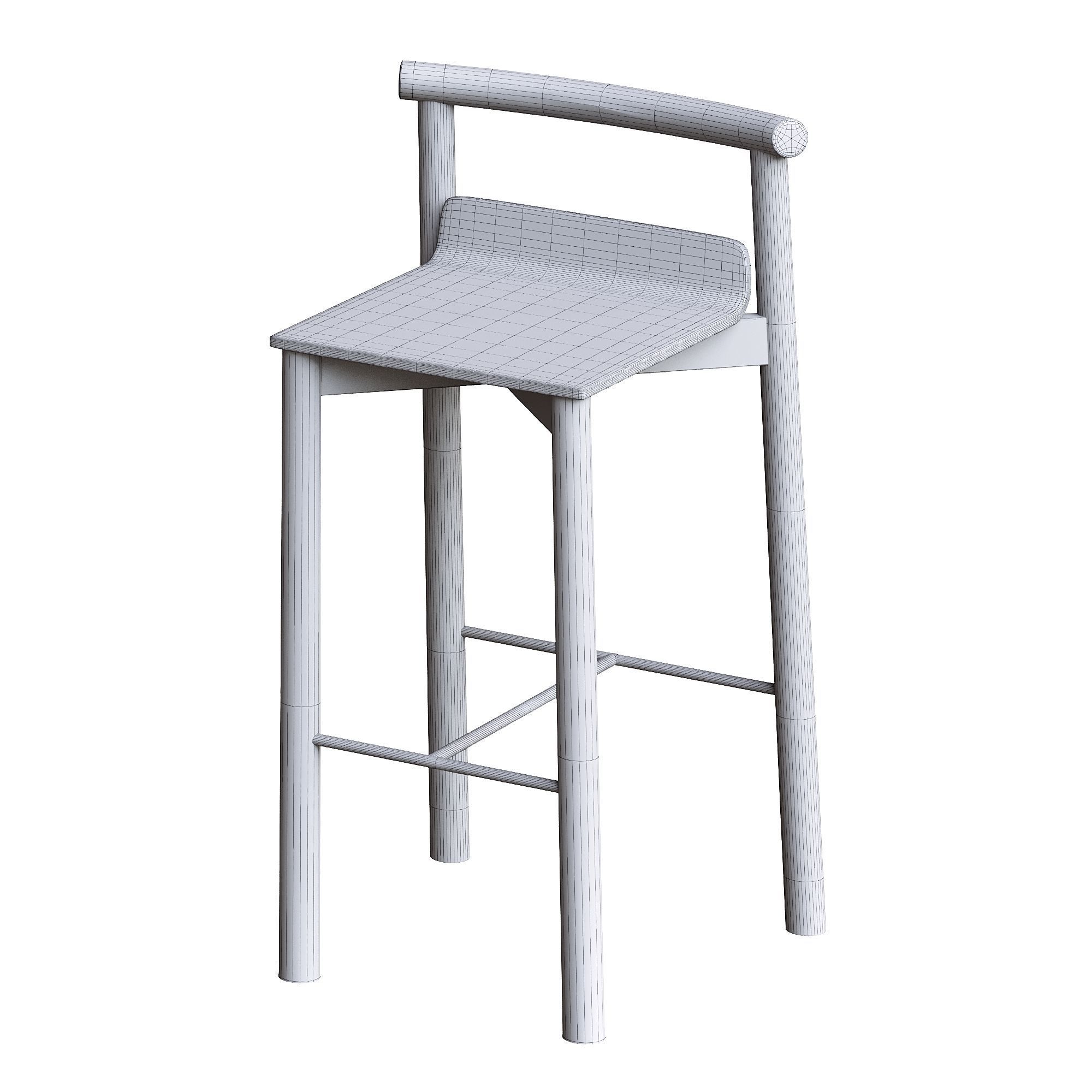 Maverick Bar stool 3D model | CGTrader