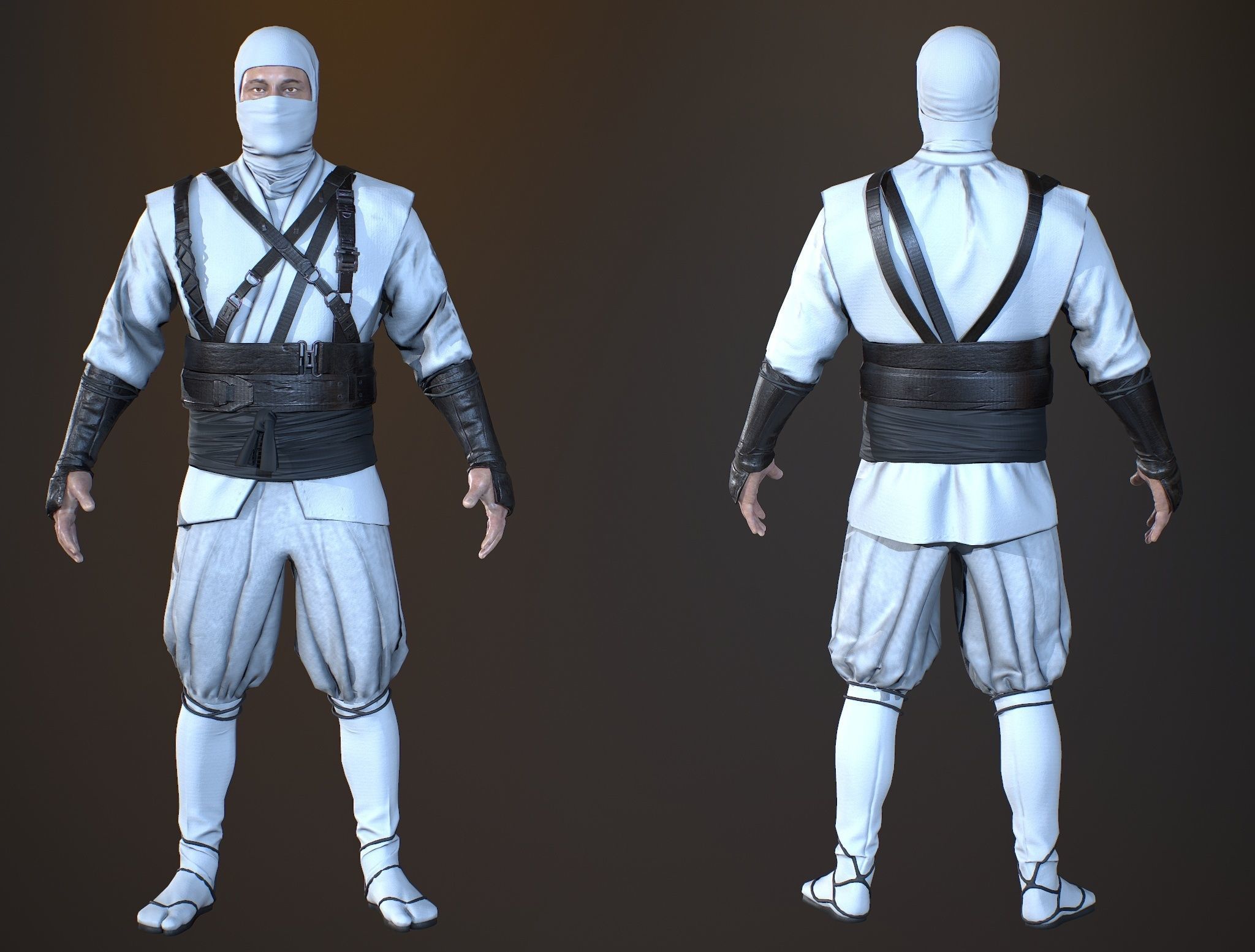 3D model Unity Ready Ninja Pack - GameReady - PBR VR / AR / low-poly ...