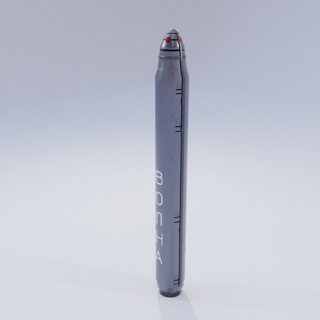3D model Russian Nuclear Rocket VR / AR / low-poly | CGTrader