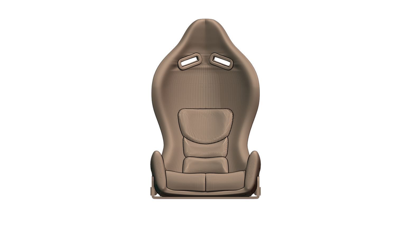 Bucket seat 3D model 3D printable | CGTrader