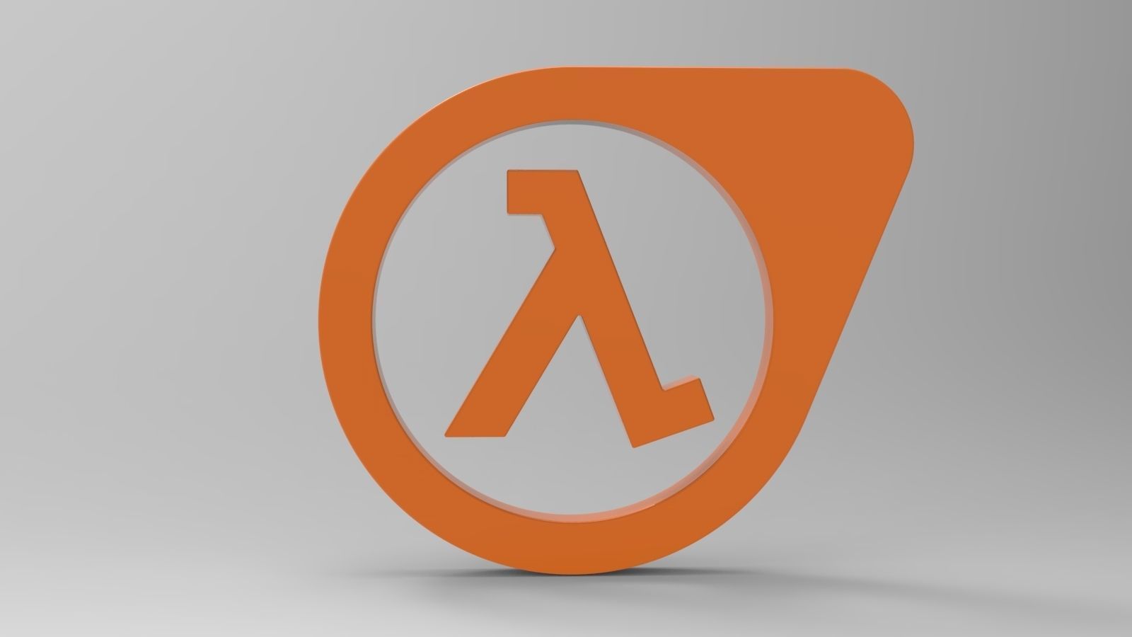 Half Life Logo 3D model | CGTrader