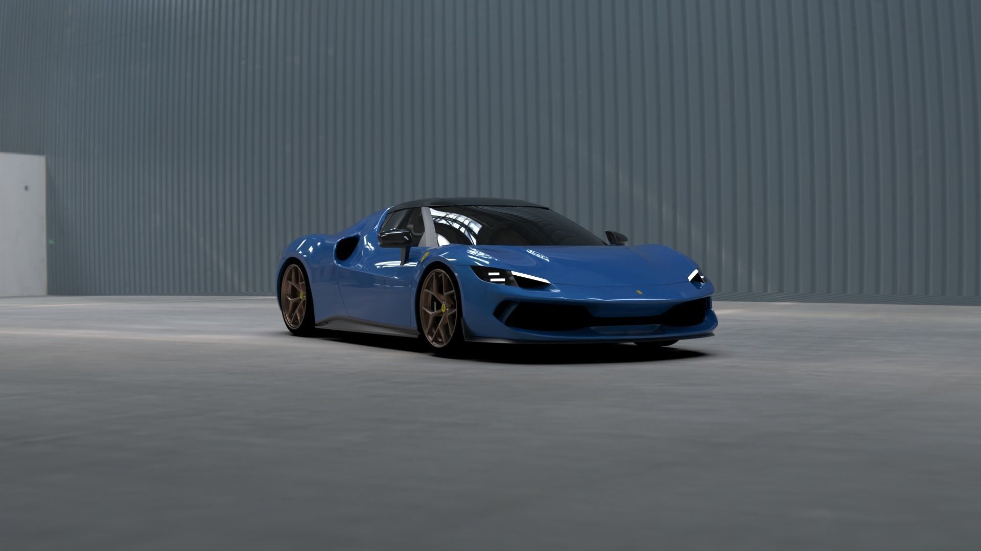 3D model Ferrari 296 GTB VR / AR / low-poly | CGTrader