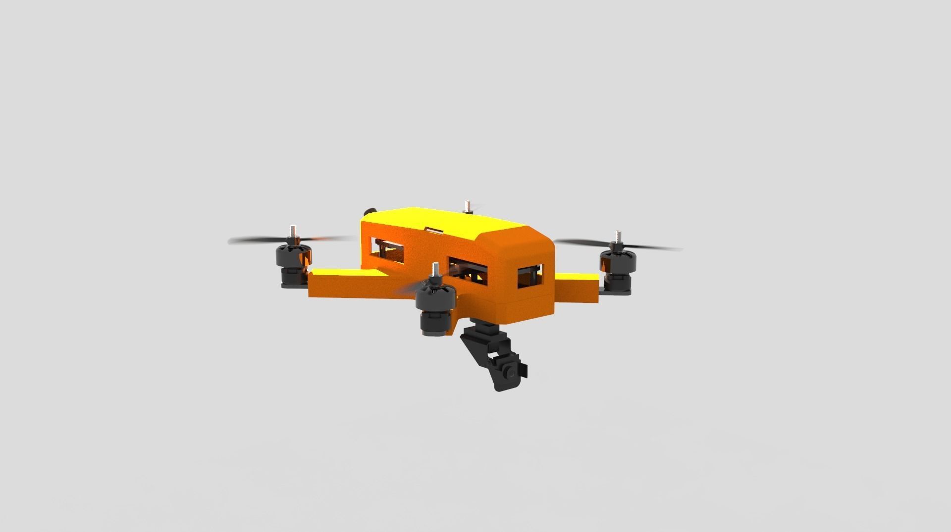 Quadcopter drone free 3D model | CGTrader