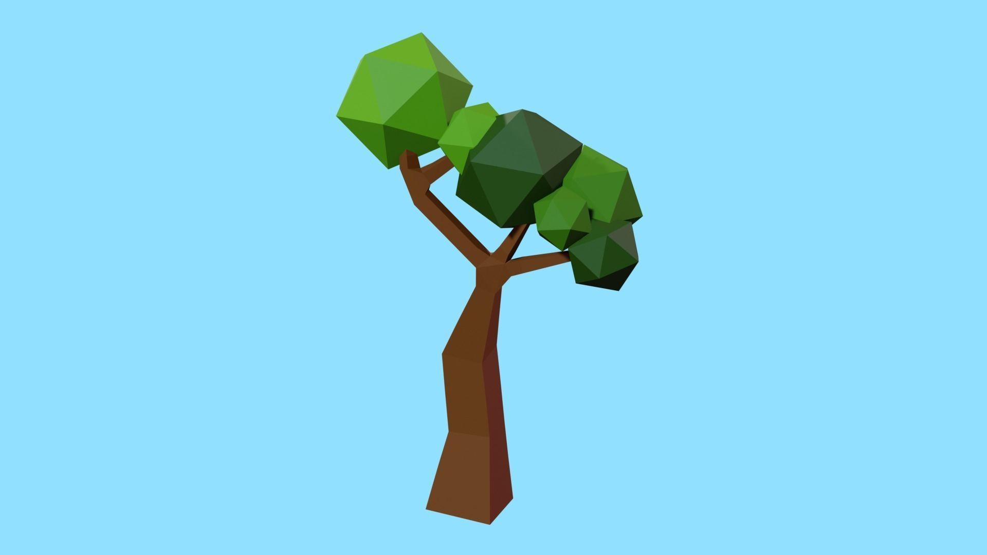 3D model Low Poly Stylised Tree Pack VR / AR / low-poly | CGTrader