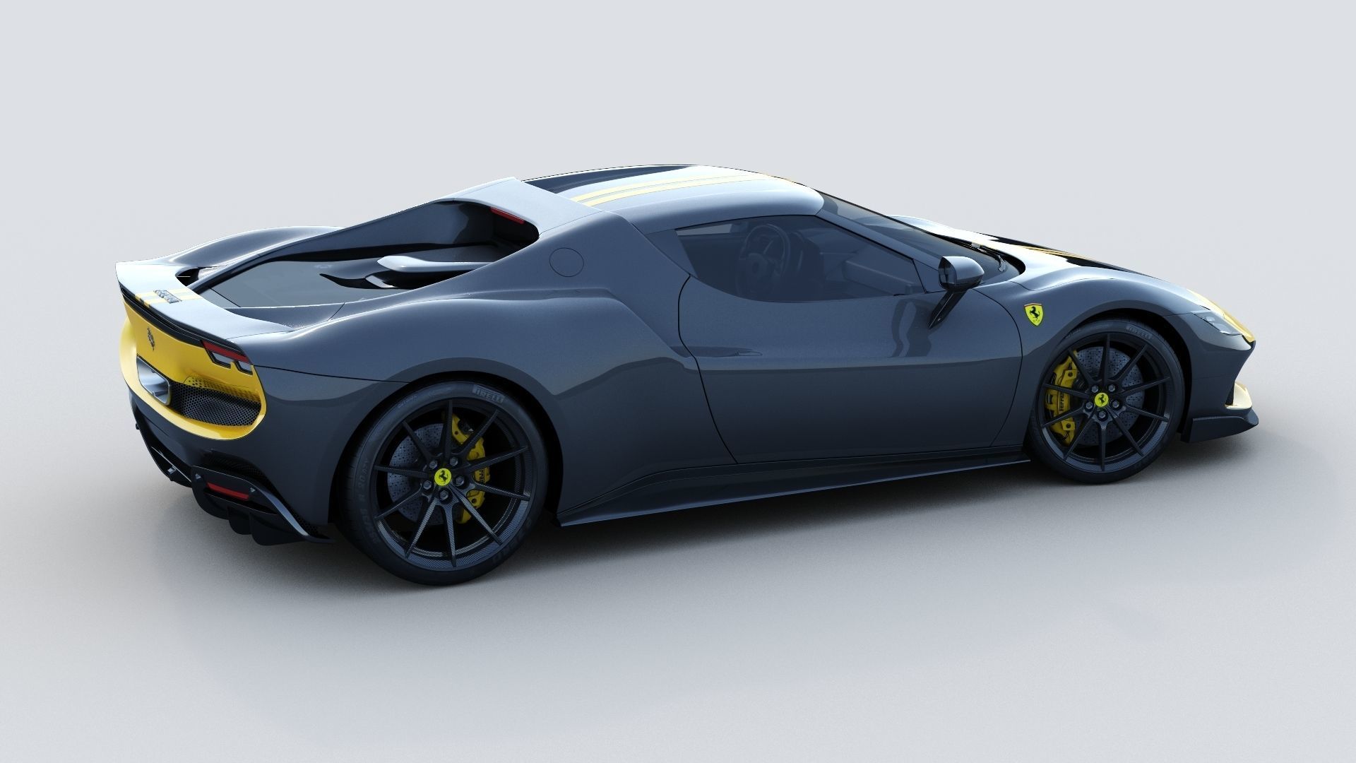 Ferrari 296 Gtb Assetto Fiorano 2022 3d Model Cgtrader