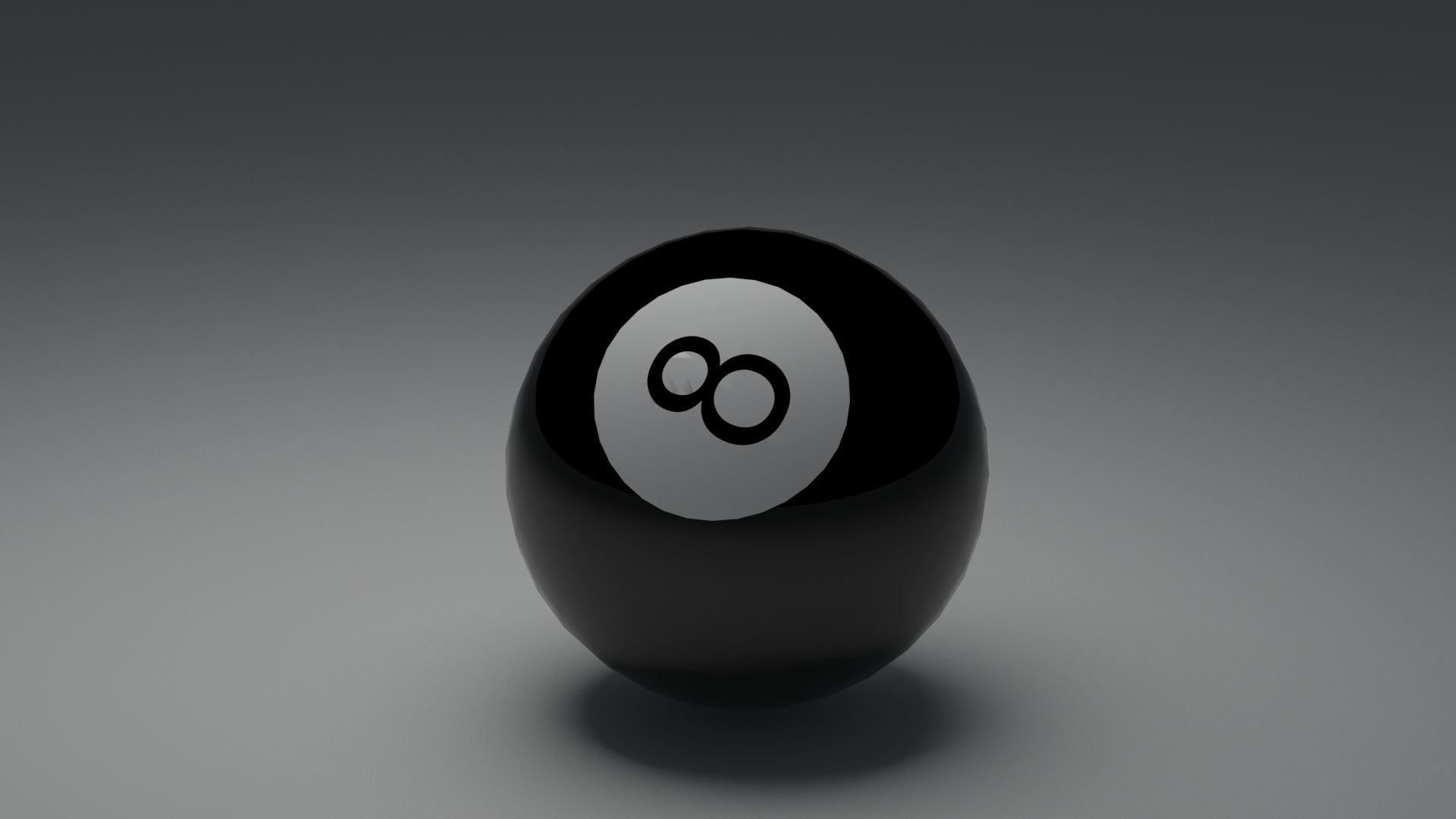 8 ball free 3D model | CGTrader