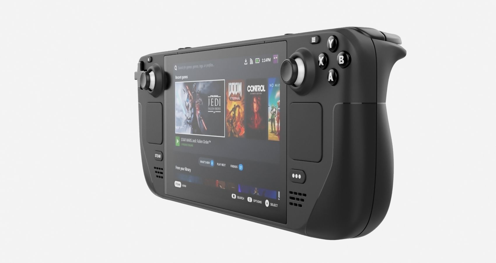 Steam Deck Console High Poly 3D model | CGTrader