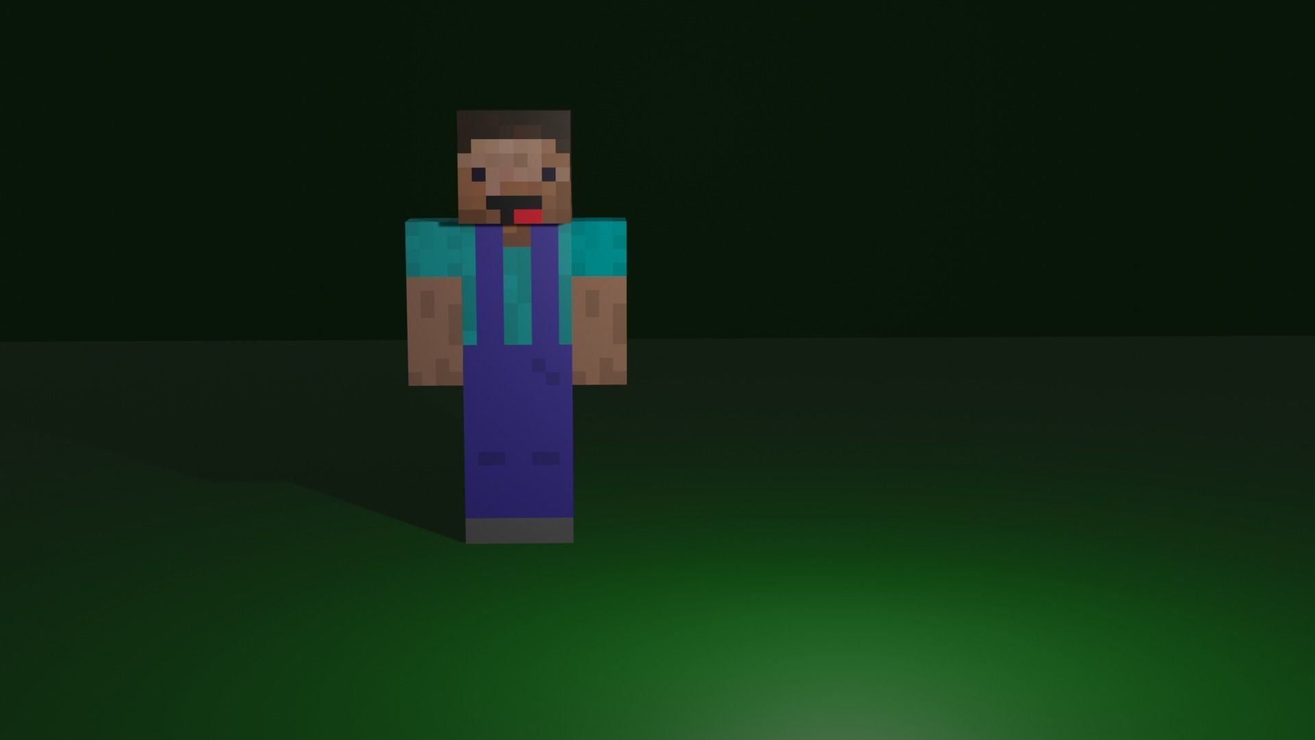 Steve 3D minecraft character free 3D model | CGTrader