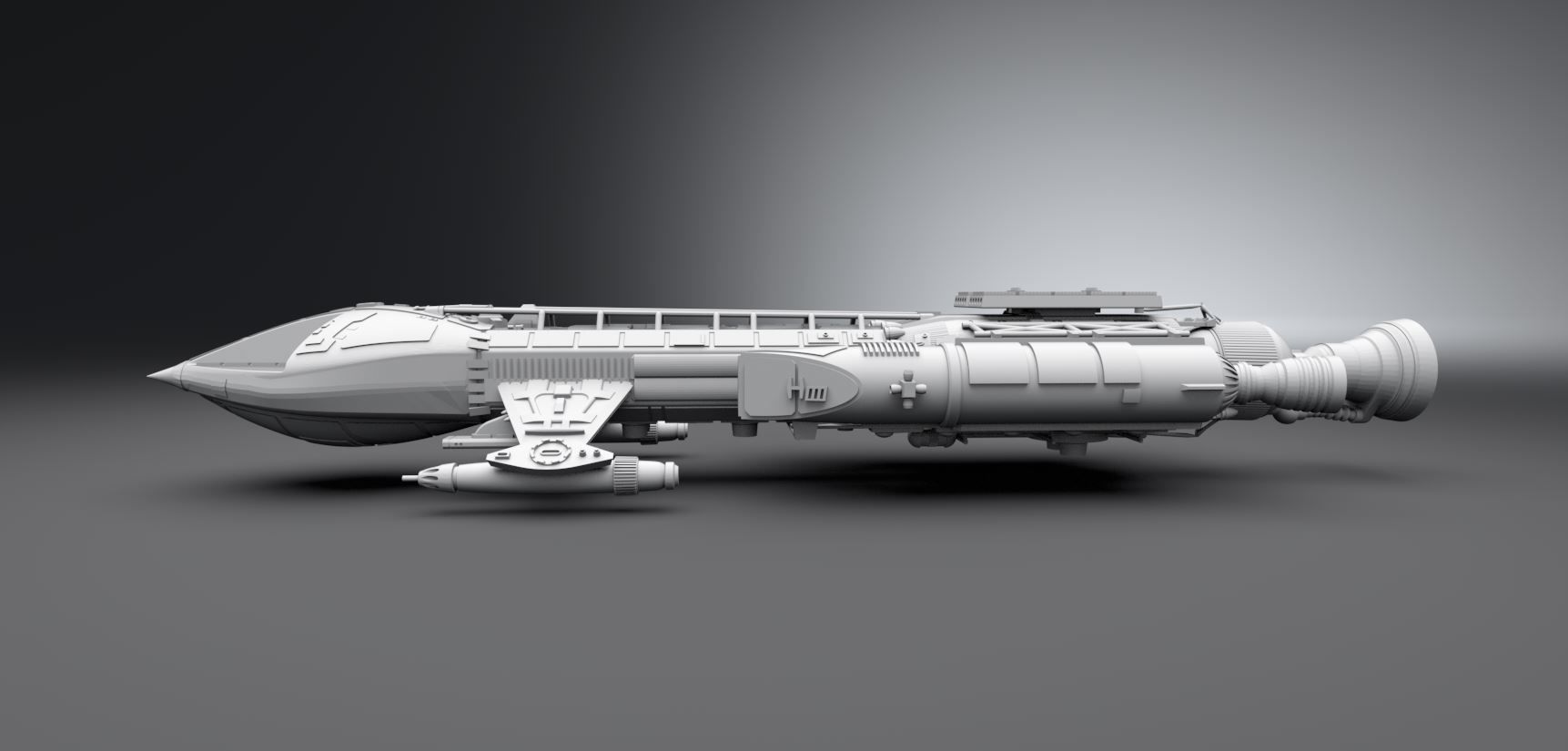 1999 Space Hawk Scale model 3D model 3D printable | CGTrader