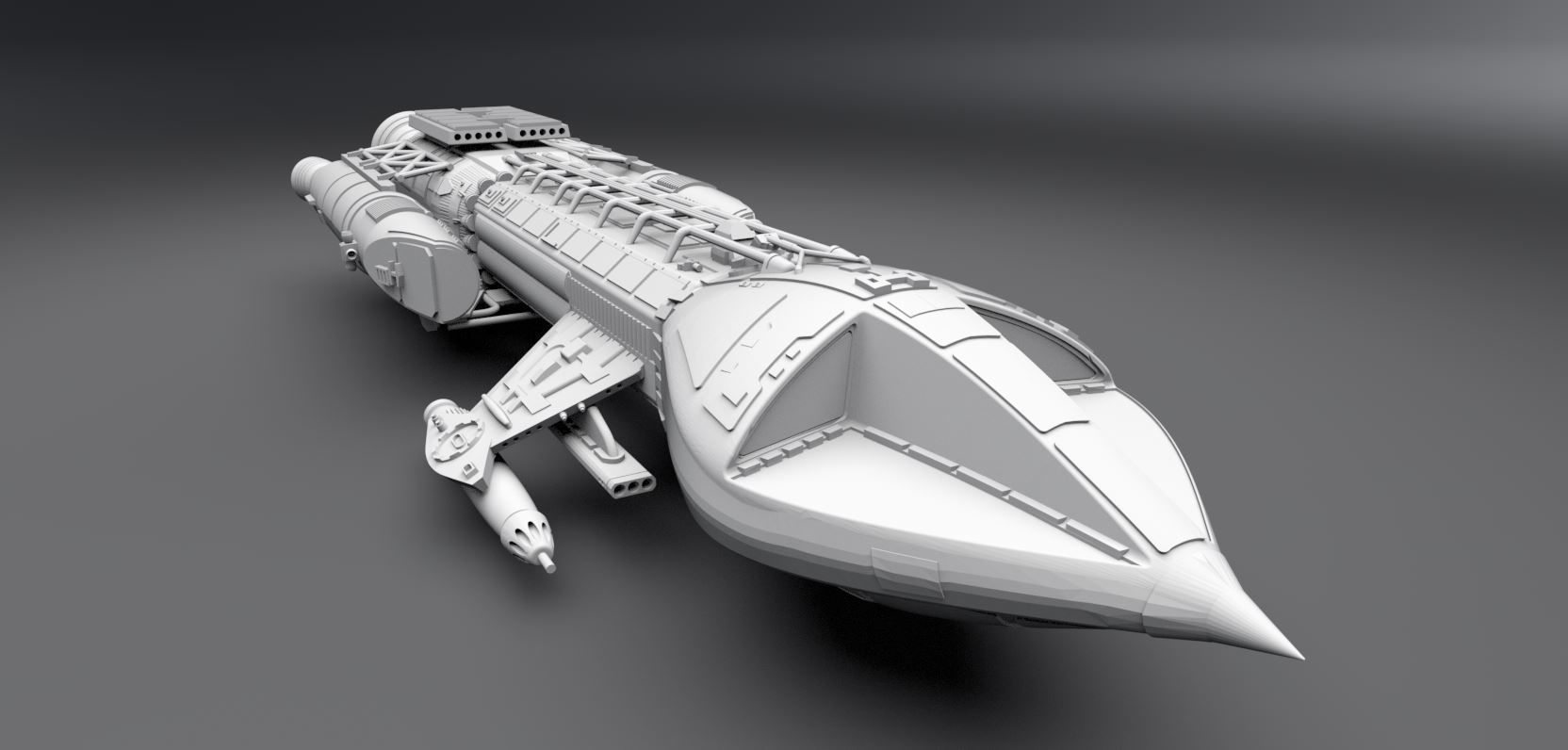 1999 Space Hawk Scale model 3D model 3D printable | CGTrader