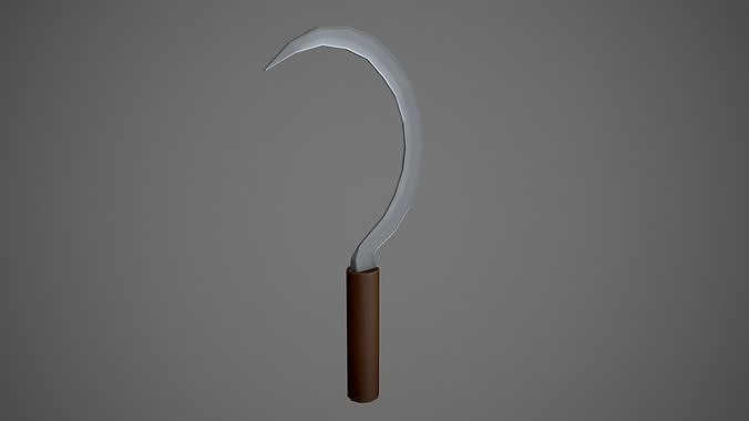 Stylized Sickle free VR / AR / low-poly 3D model | CGTrader