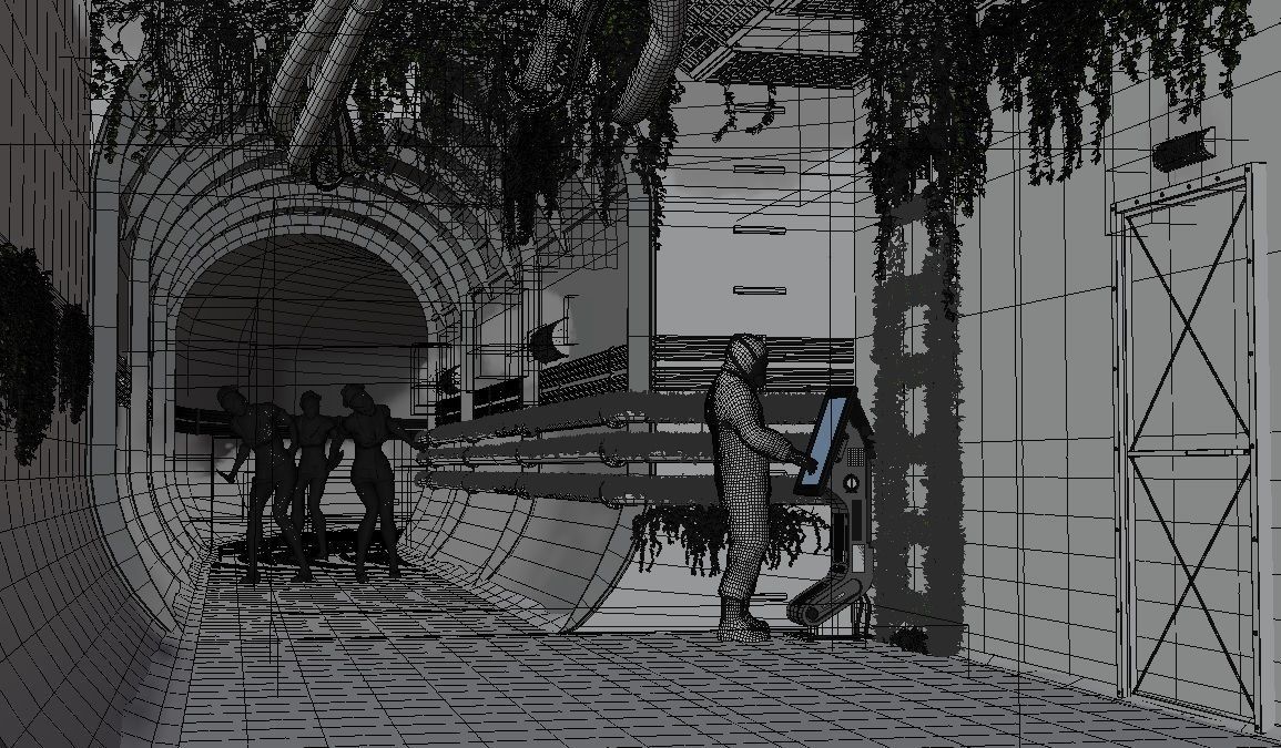 3D model Underground Facility VR / AR / low-poly | CGTrader