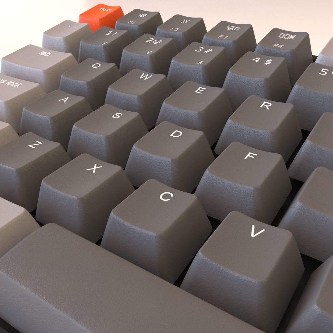 Keycrone K4 V2 Mechanical Keyboard 3D model | CGTrader