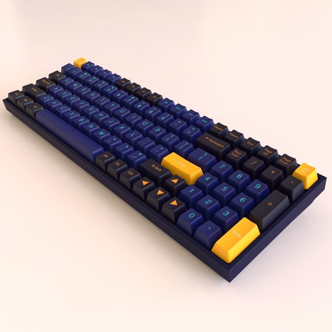 Keycrone K4 V2 Mechanical Keyboard 3D model | CGTrader