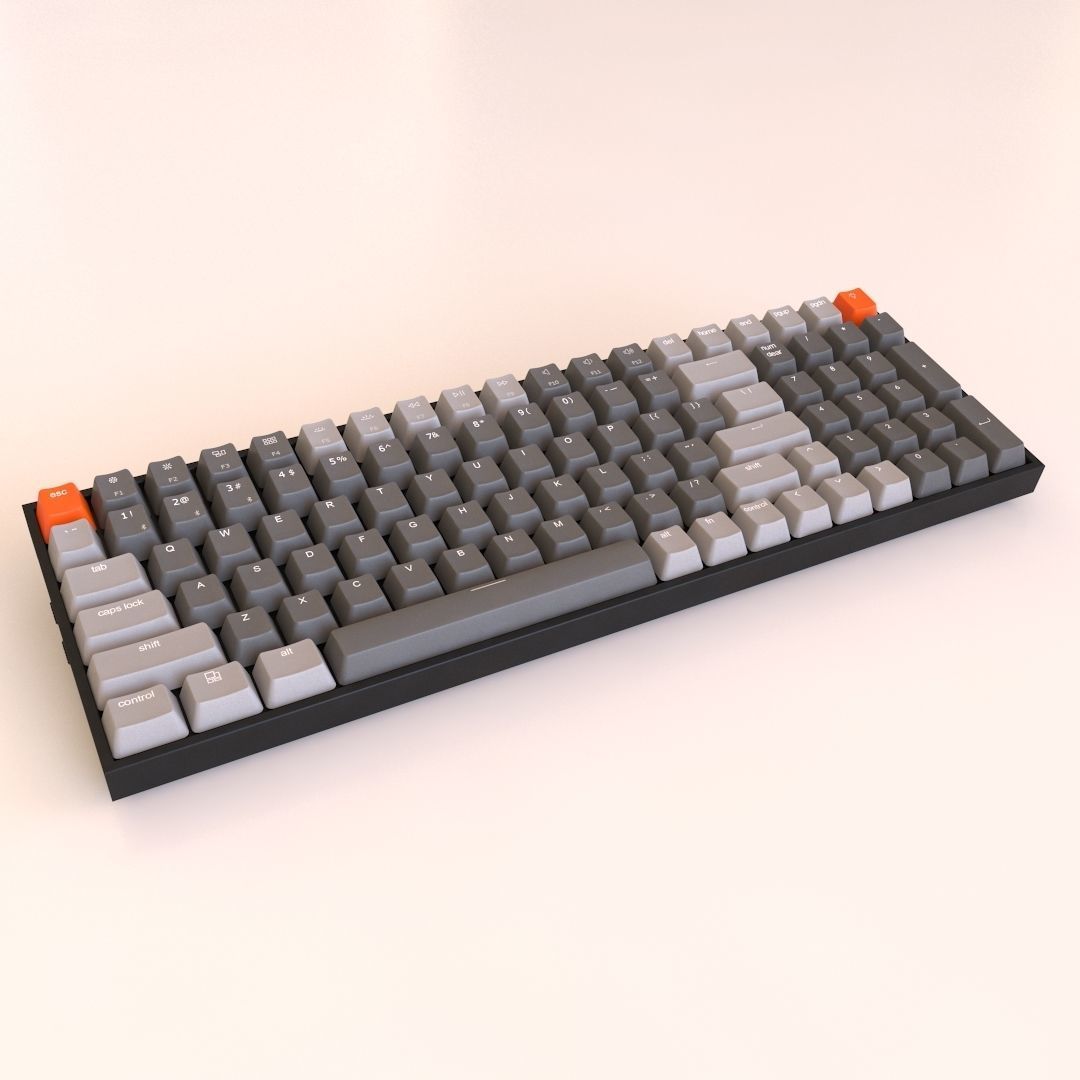 Keycrone K4 V2 Mechanical Keyboard 3D model | CGTrader