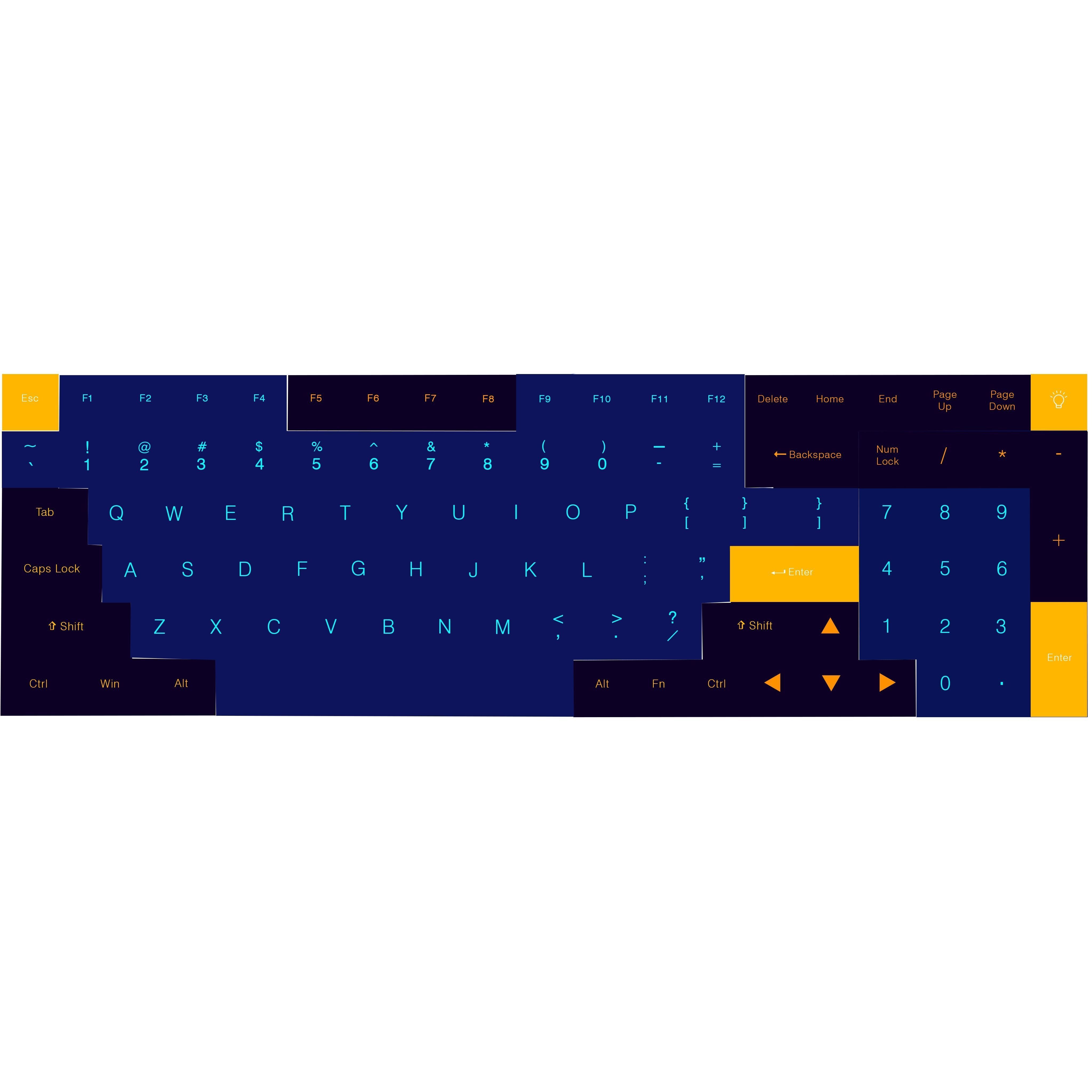 Keycrone K4 V2 Mechanical Keyboard 3D model | CGTrader