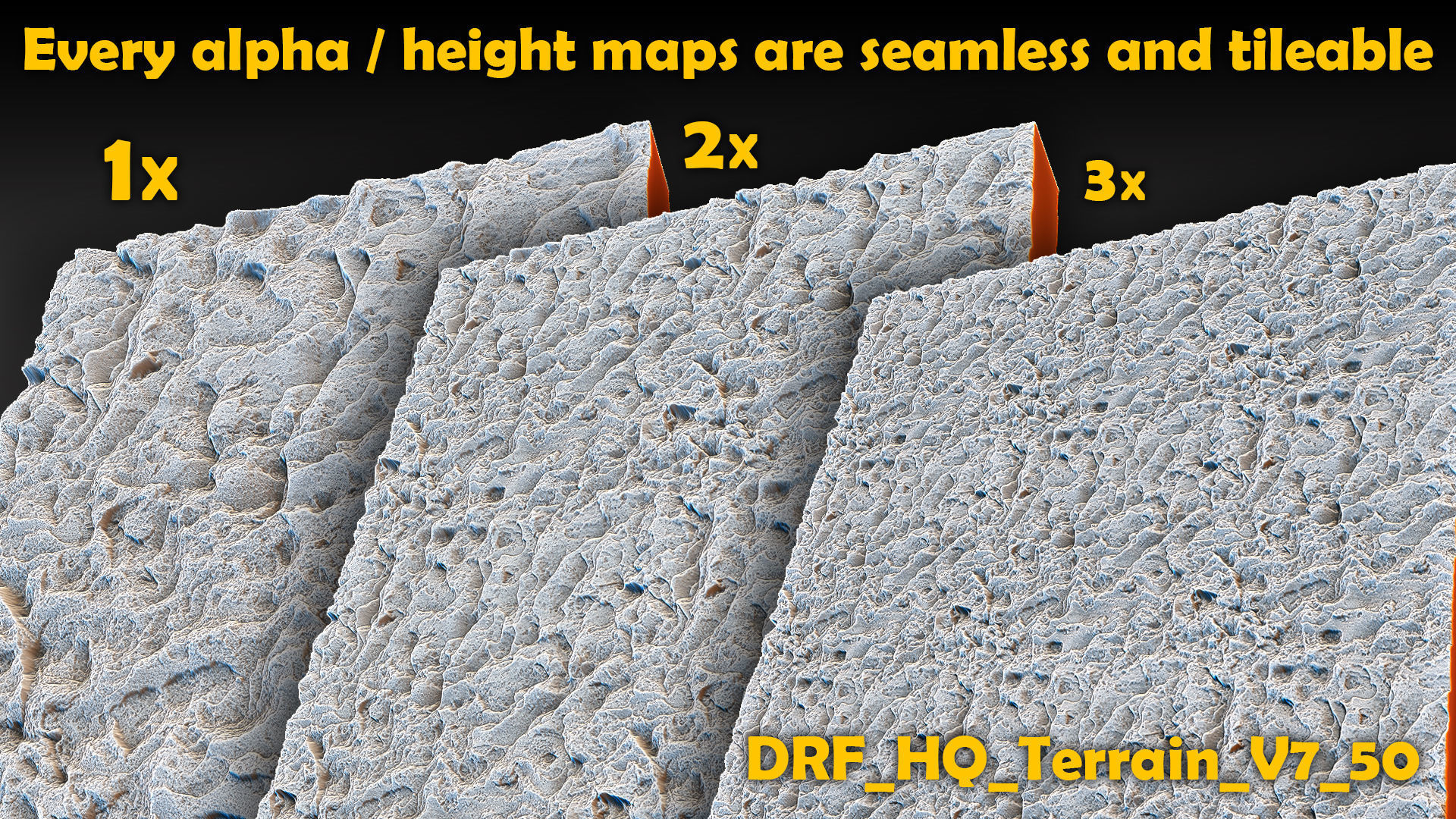 Ultra HQ Terrain Seamless Sculpt Zbrush brushes and Alphas Vol7 3D ...