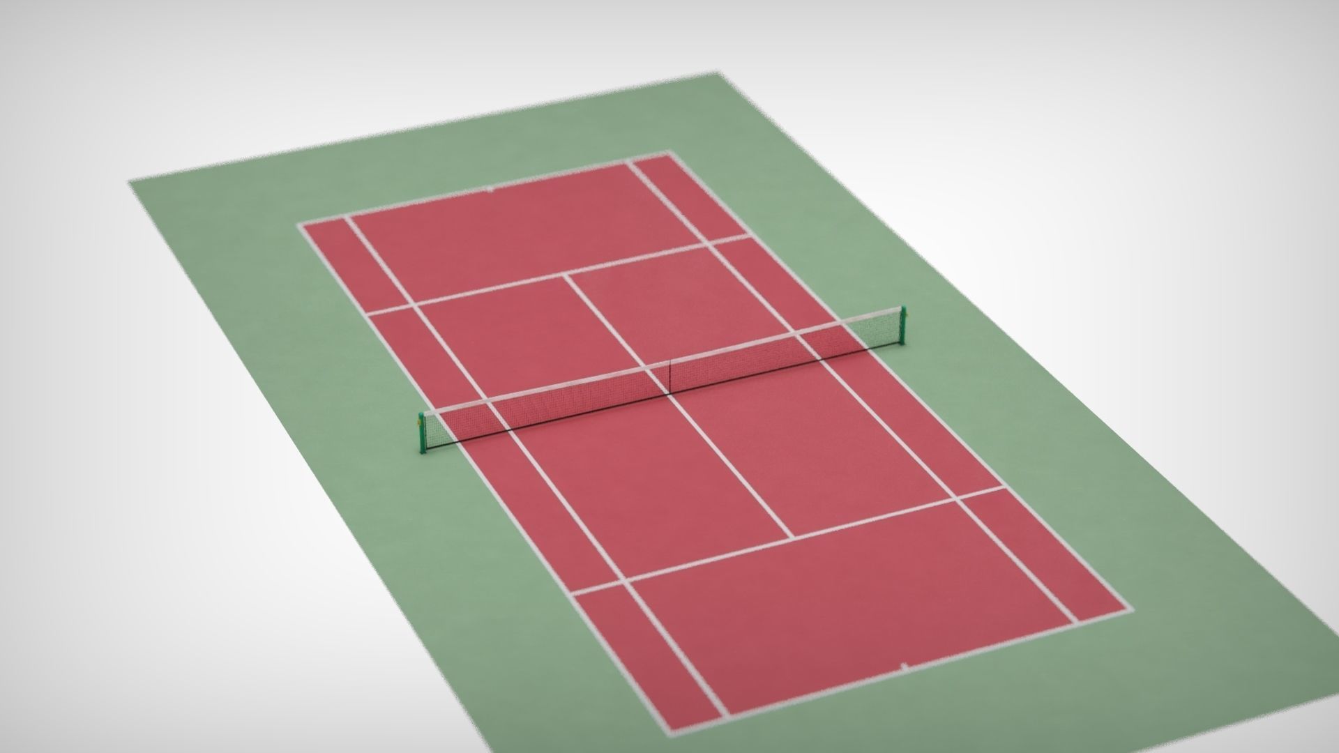 Tennis Court 3D model | CGTrader