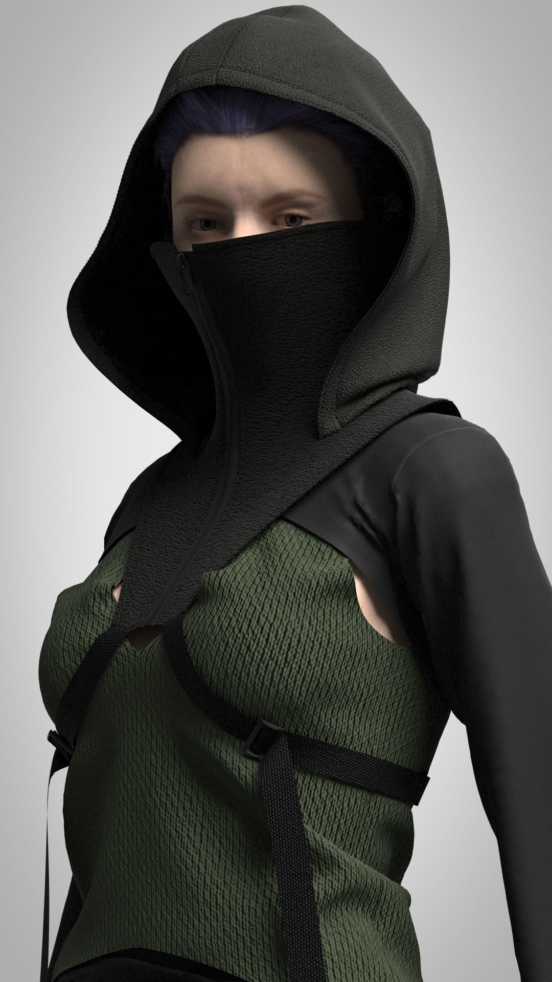 Ninja Style 3D model | CGTrader