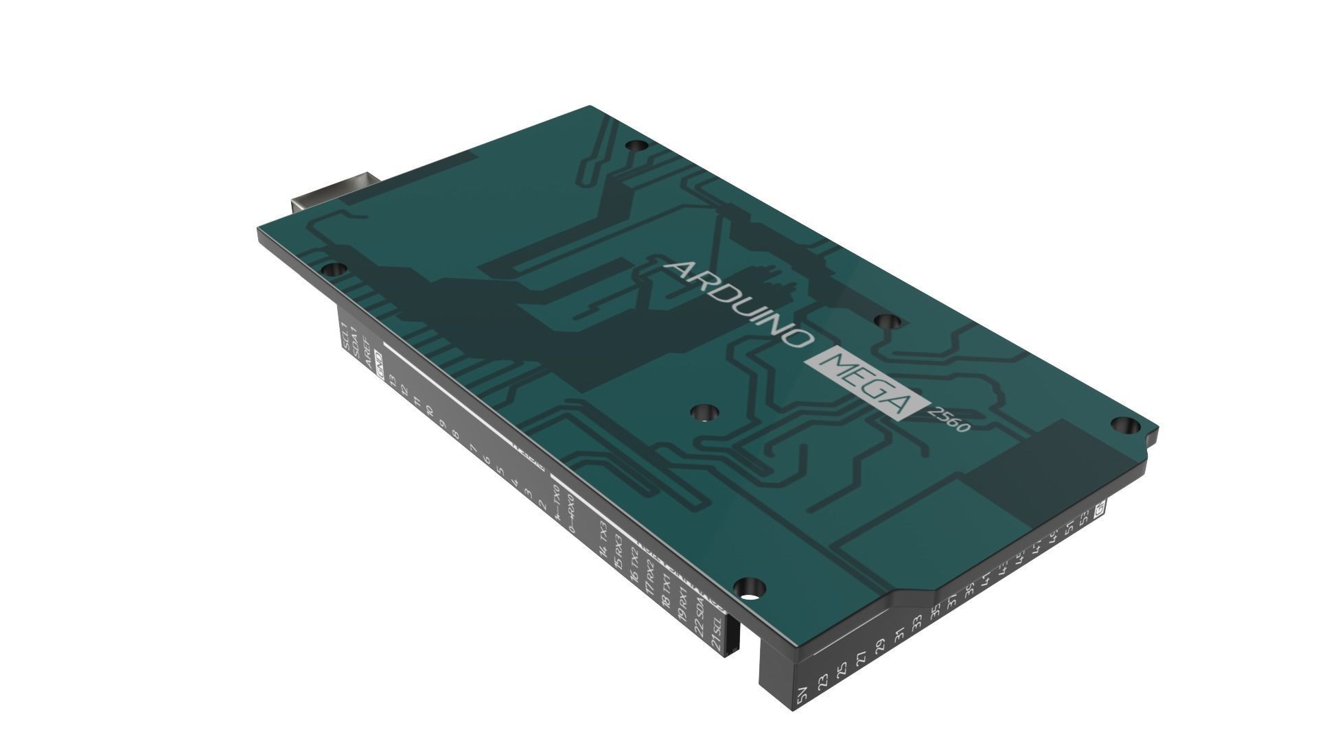 3D model Arduino mega VR / AR / low-poly | CGTrader