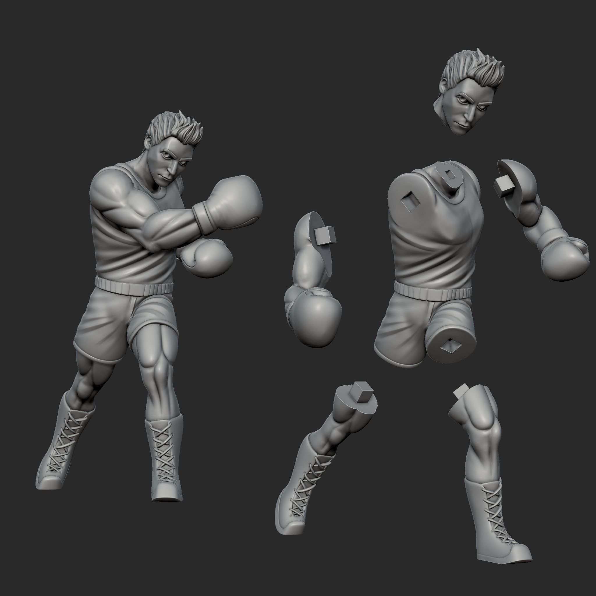 Little Mac 3D model 3D printable | CGTrader