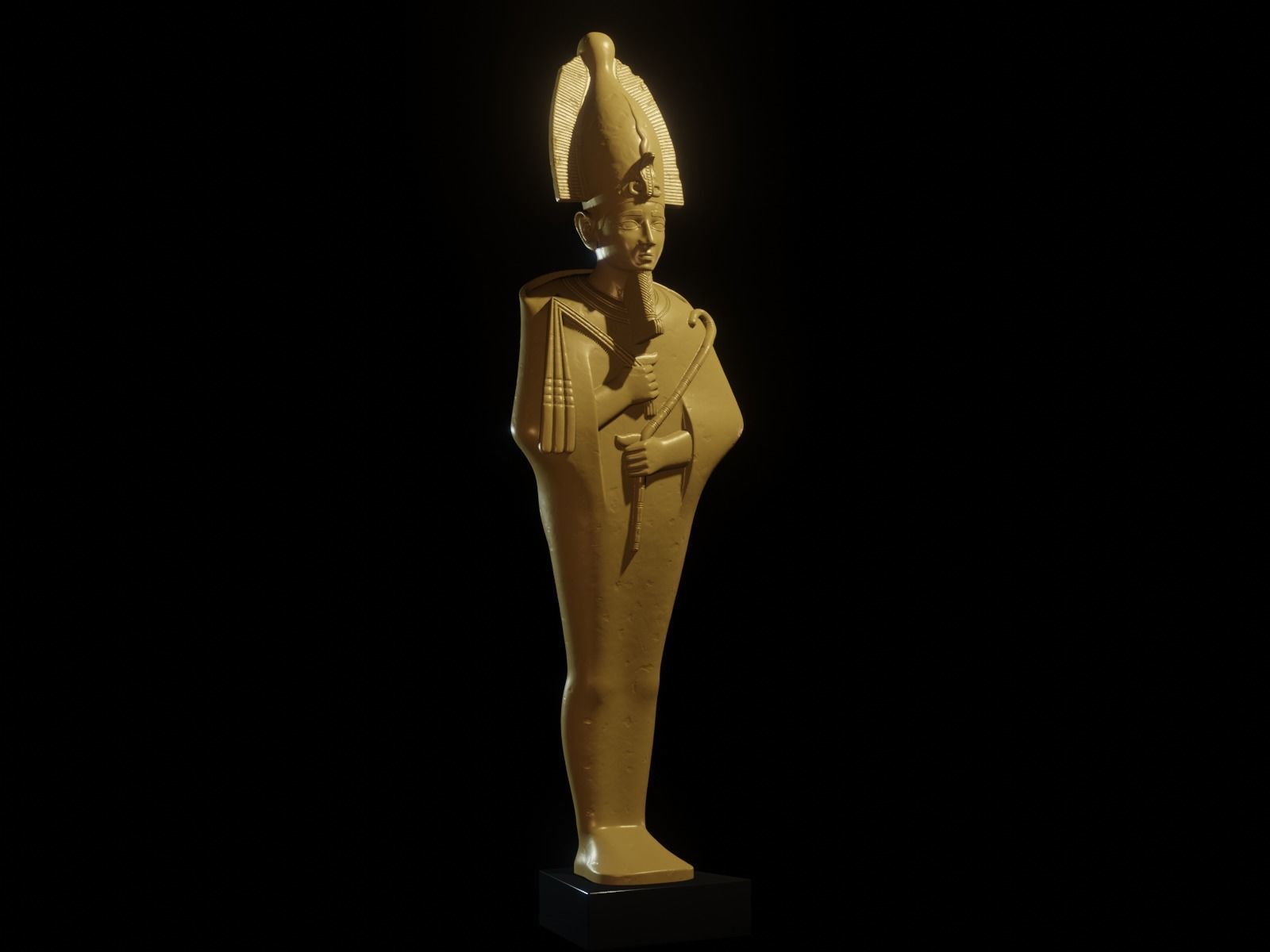Osiris god 3D model 3D printable | CGTrader