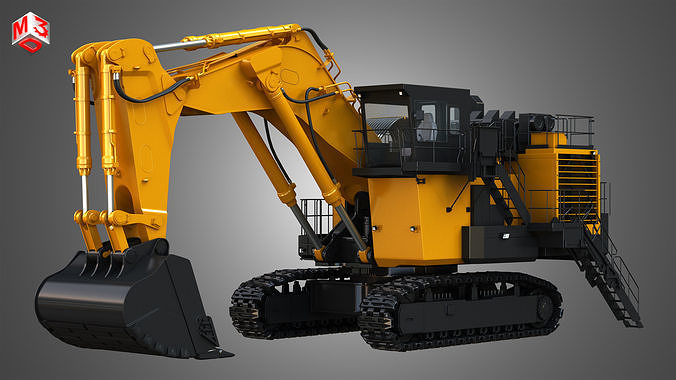 EX8000-6 - Hydraulic Mining Excavator 3D model | CGTrader
