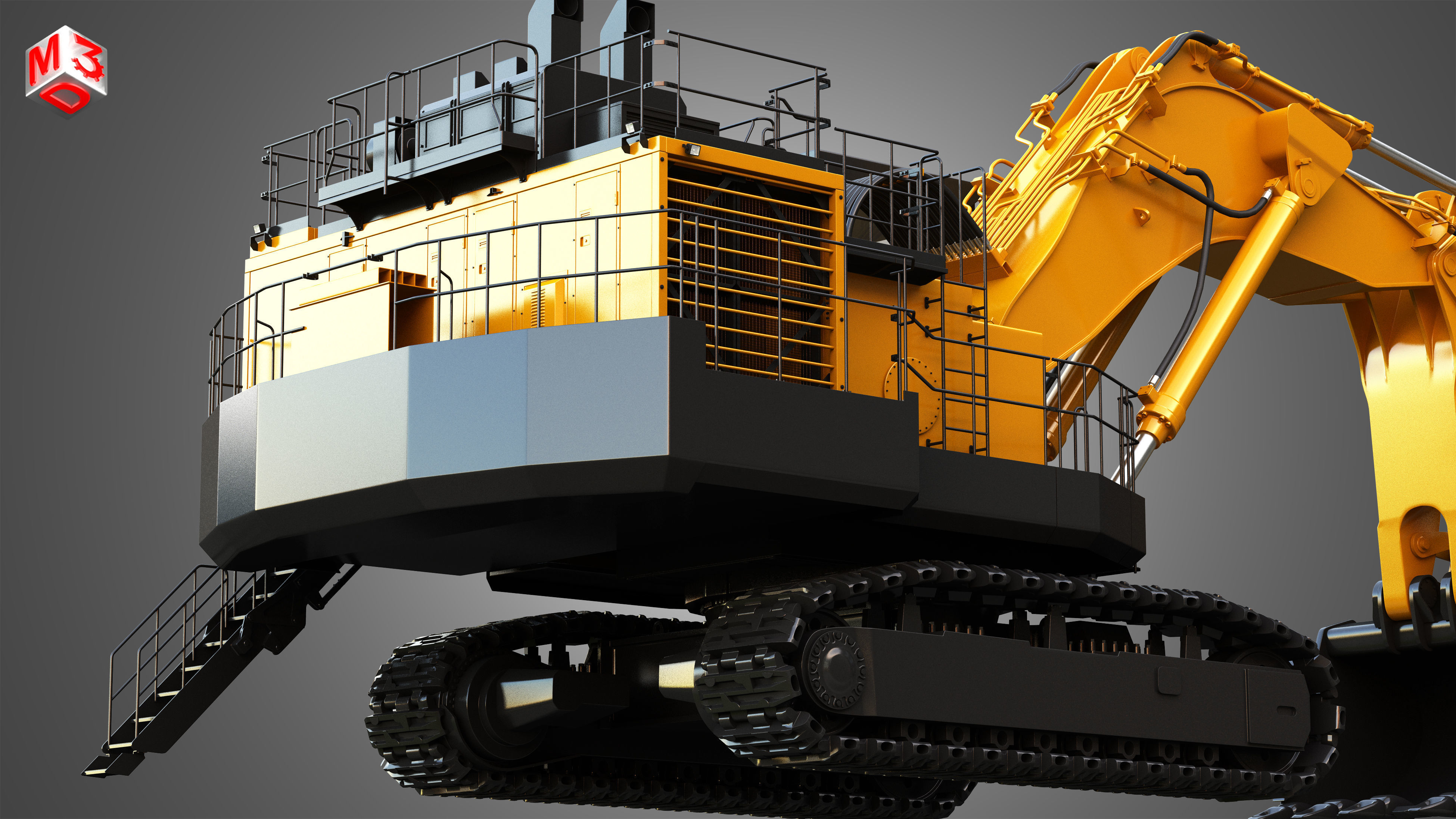 EX8000-6 - Hydraulic Mining Excavator 3D model | CGTrader