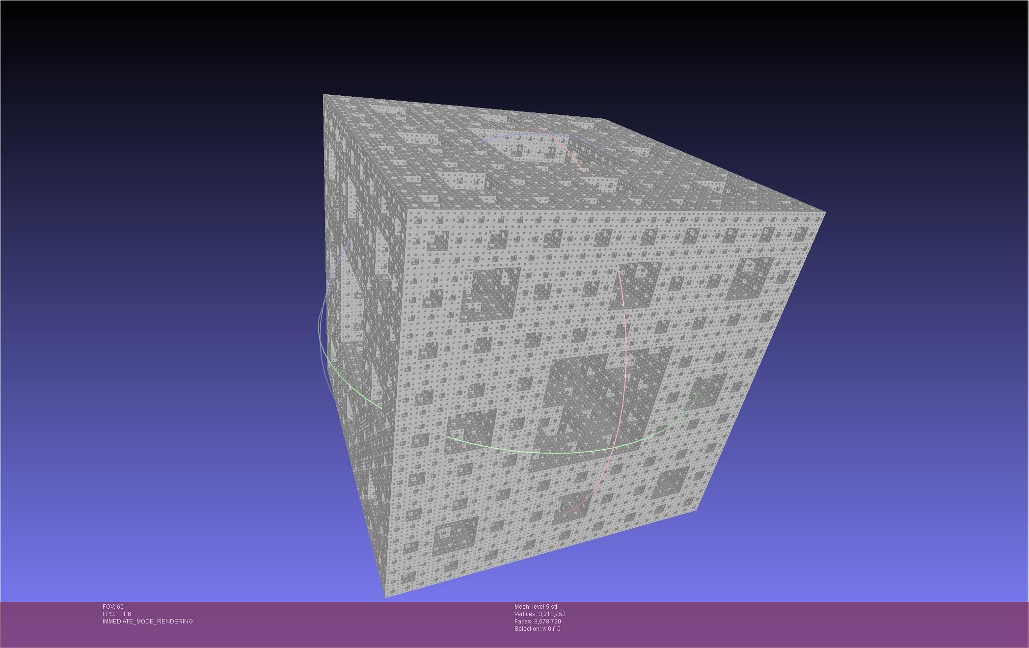 Menger Sponge Level 0 To 5 Printable STL 3D model 3D printable | CGTrader