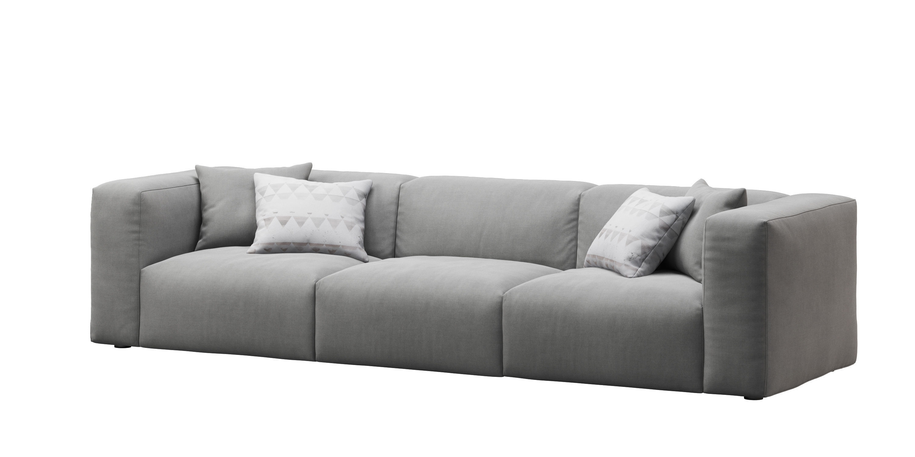 Upholstered 3seat Cloud Sofa by Prostoria 3D model | CGTrader