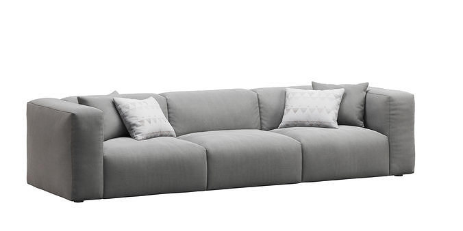 Upholstered 3seat Cloud Sofa by Prostoria 3D model | CGTrader