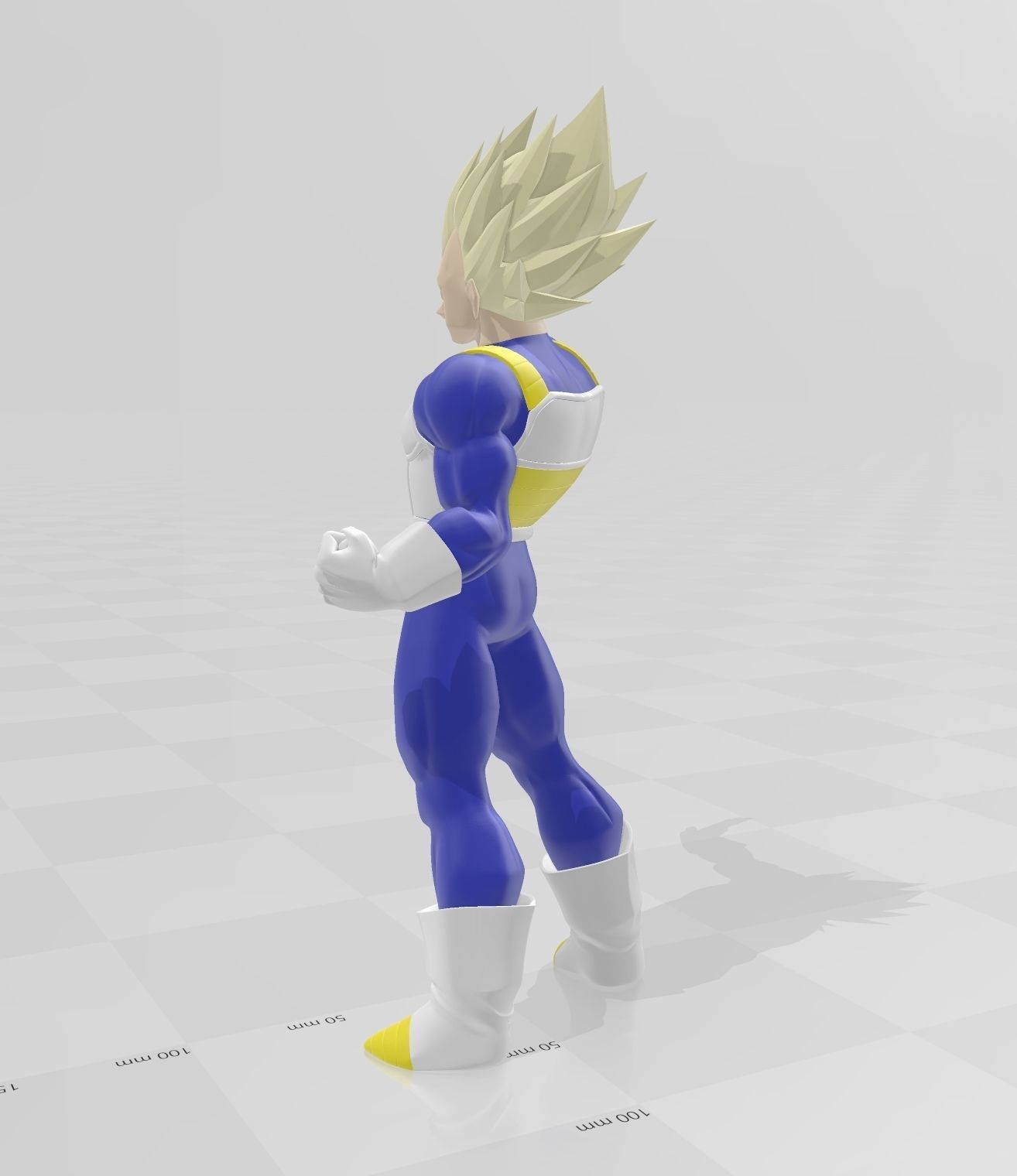 DRAGON BALL Super Saiyan Vegeta 3D model 3D printable | CGTrader