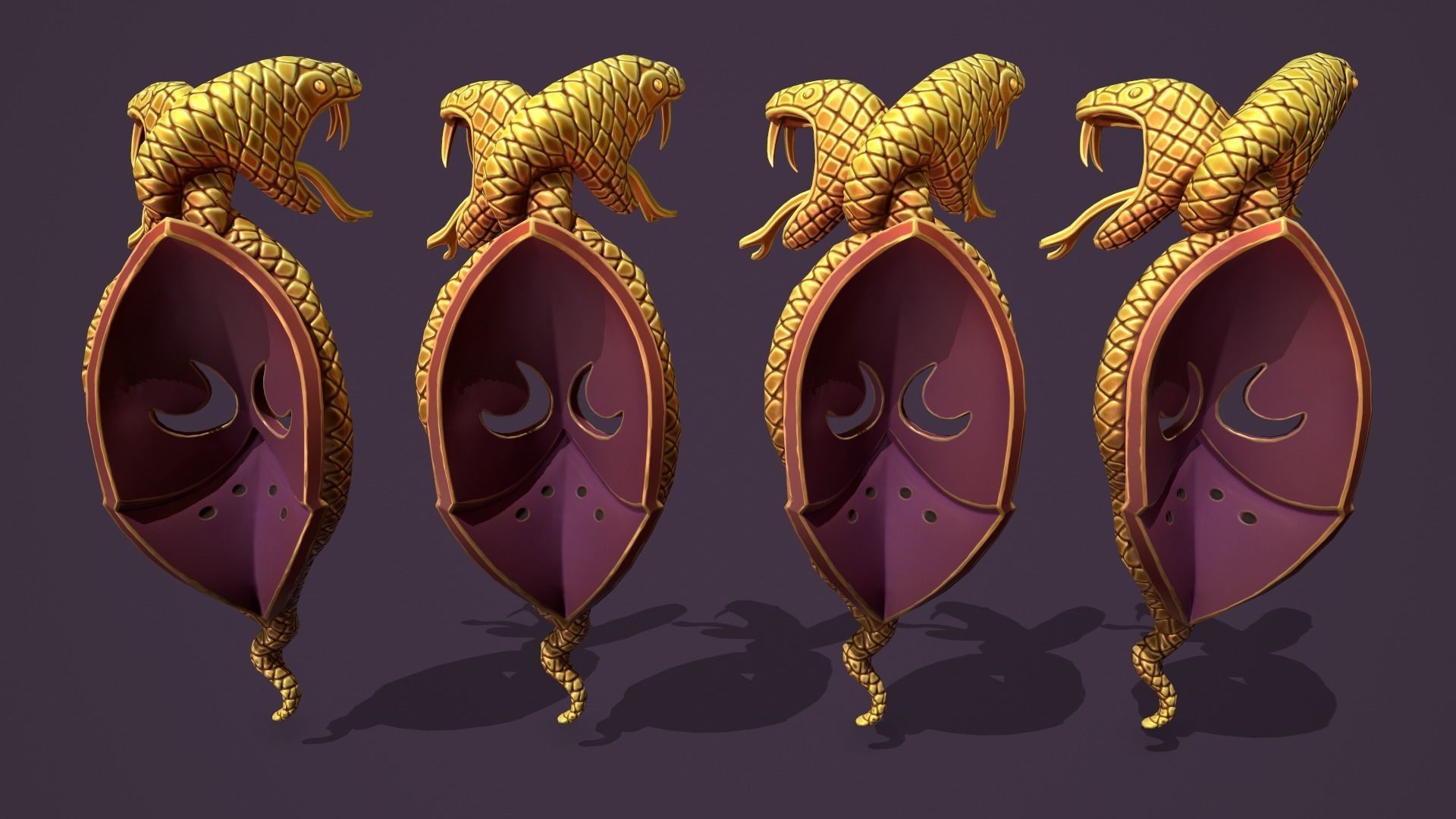 3D model Snake mask VR / AR / low-poly | CGTrader