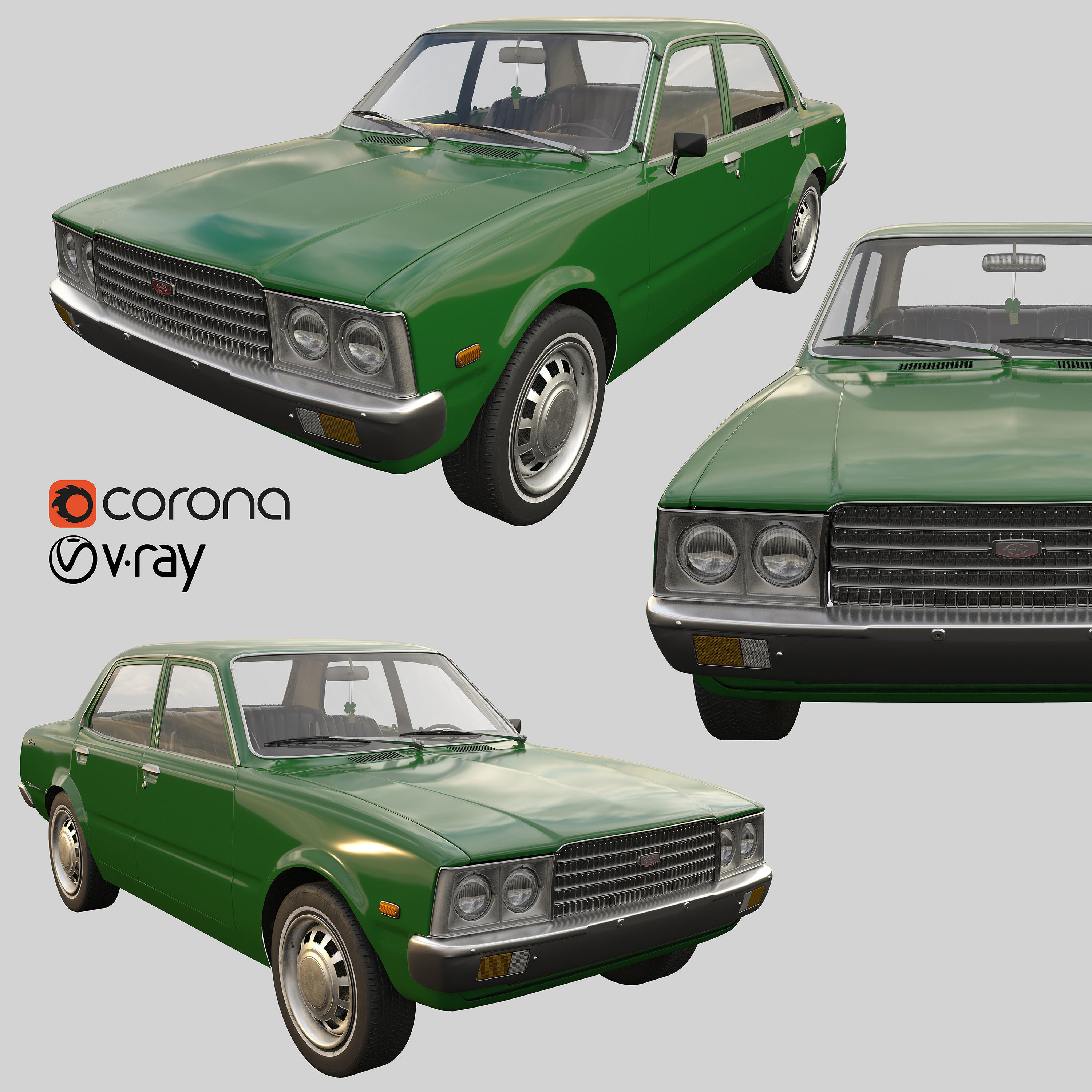 Toyota Corona 3D model | CGTrader