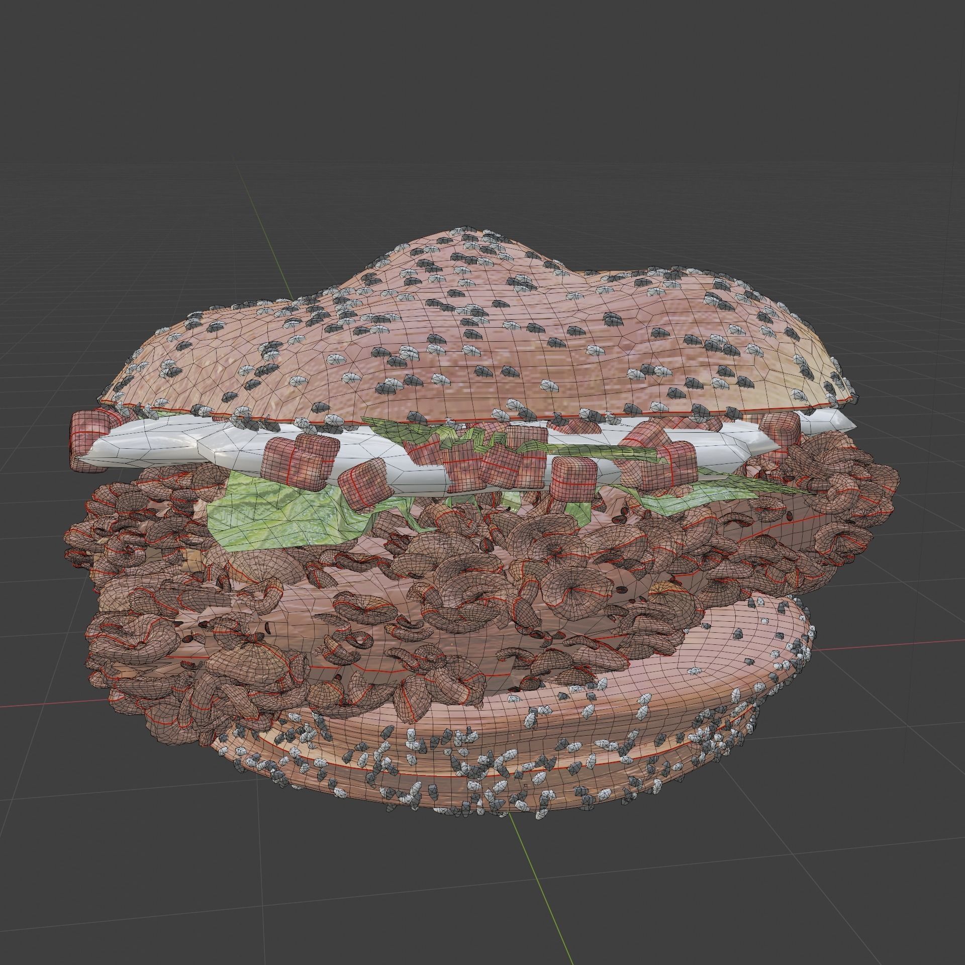 Burger from KFC 3D model | CGTrader