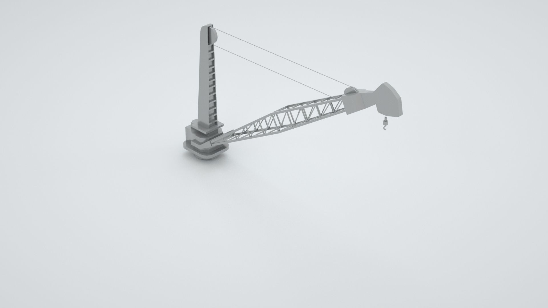 Naval Crane 2 - World War 2 Battleship 3D model | CGTrader