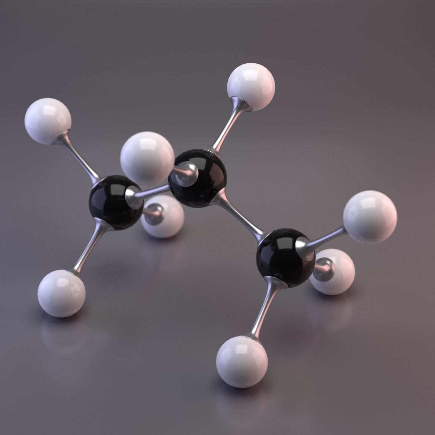 Mini Hydrocarbon Molecule Structure Set free 3D model | CGTrader