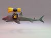Doctor Evil Shark With Laser Beam From Austin Powers 3D model 3D ...