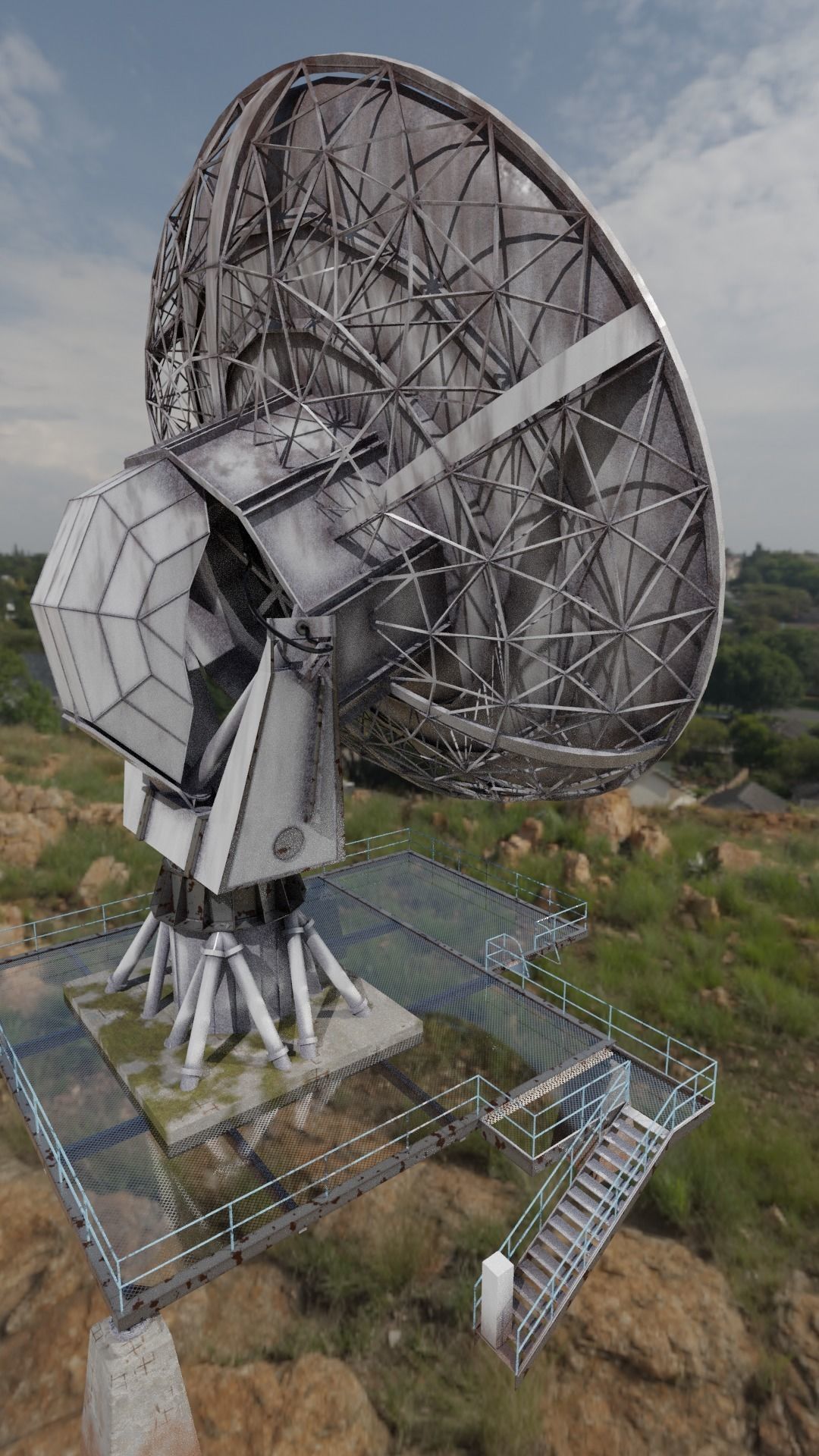 Satellite Antenna free VR / AR / low-poly 3D model | CGTrader