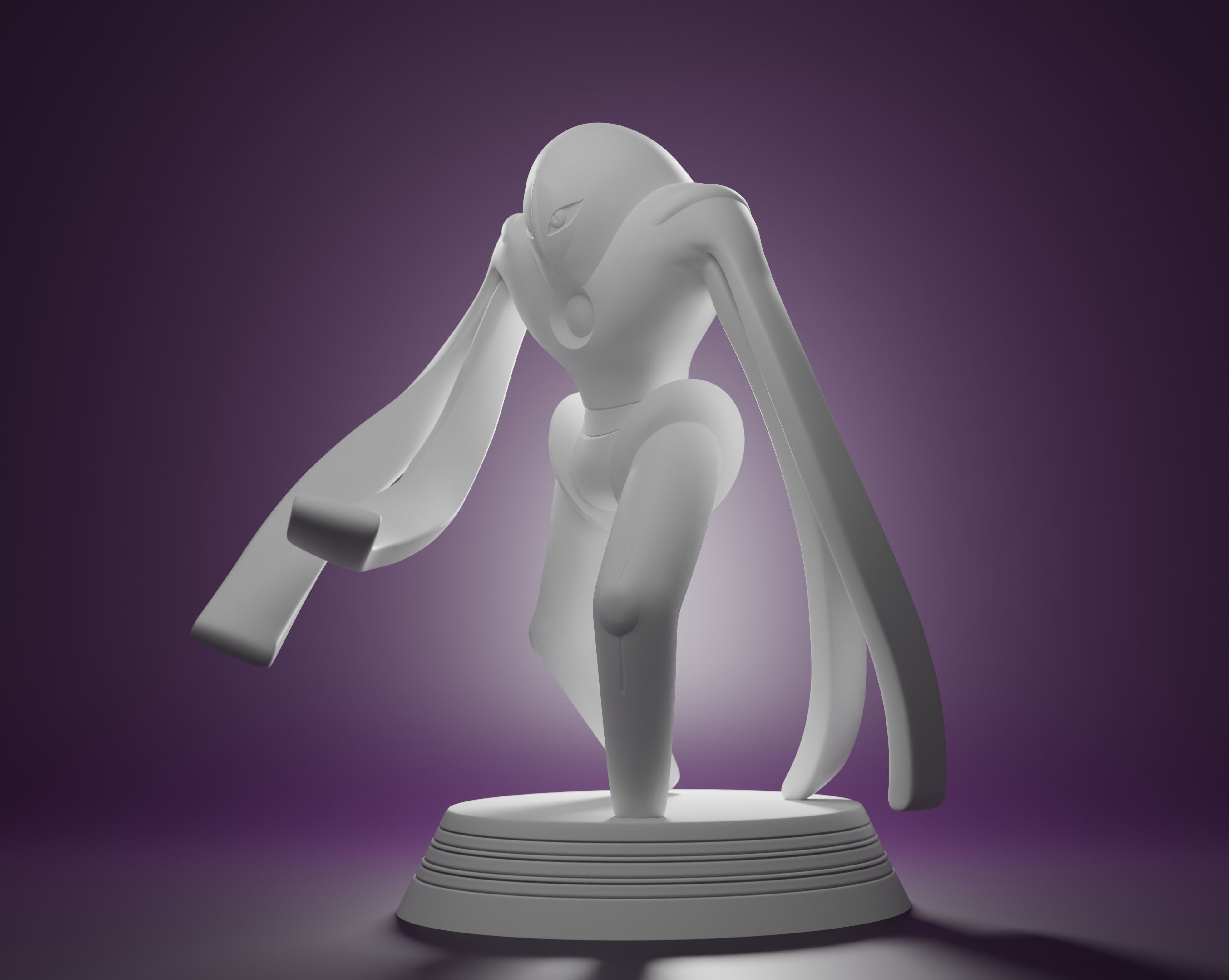 DEOXYS - 3D PRINTABLE POKEMON with cuts and as a whole 3D model 3D ...