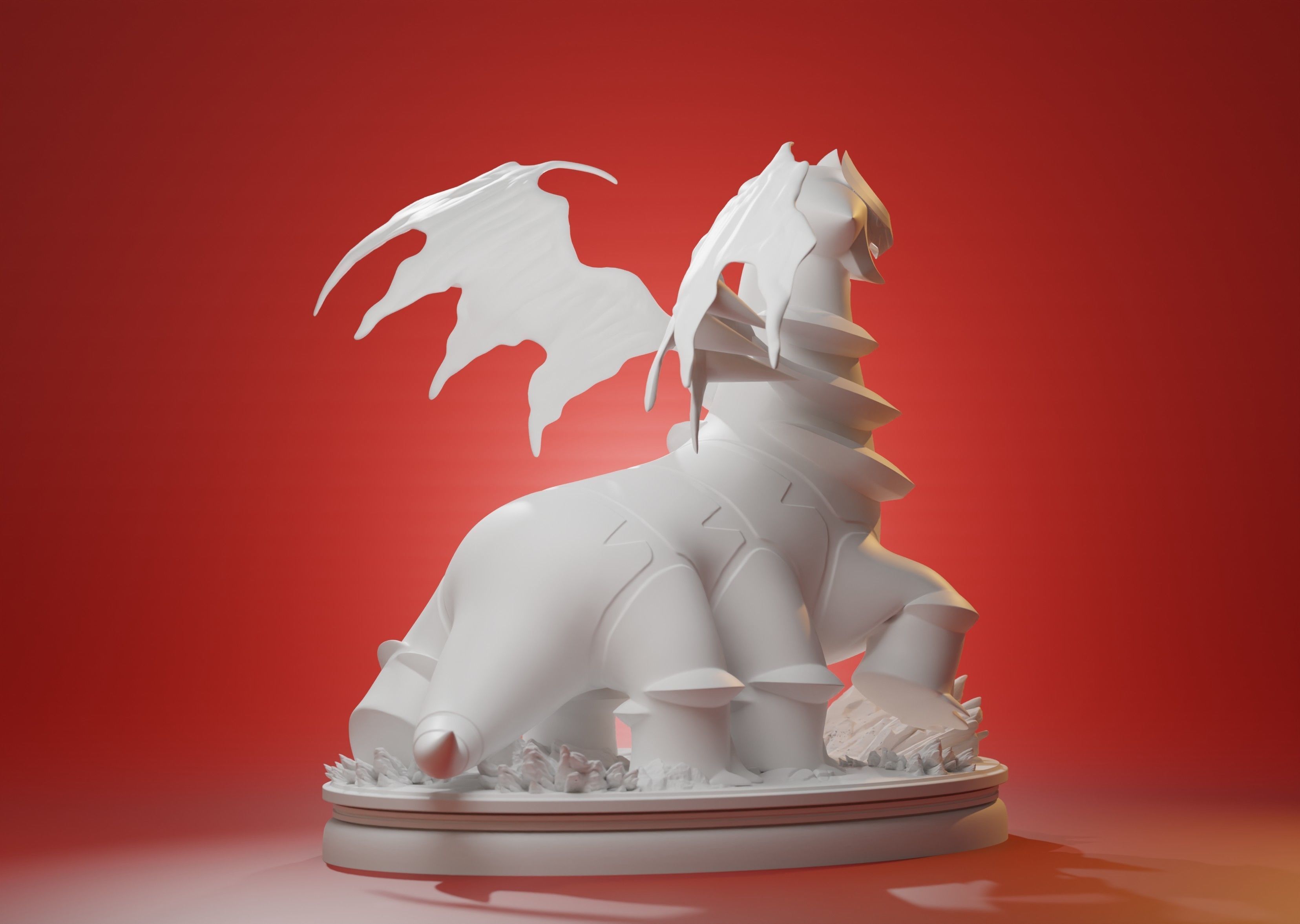 GIRATINA - 3D PRINTABLE POKEMON as a whole and with cuts 3D model 3D ...