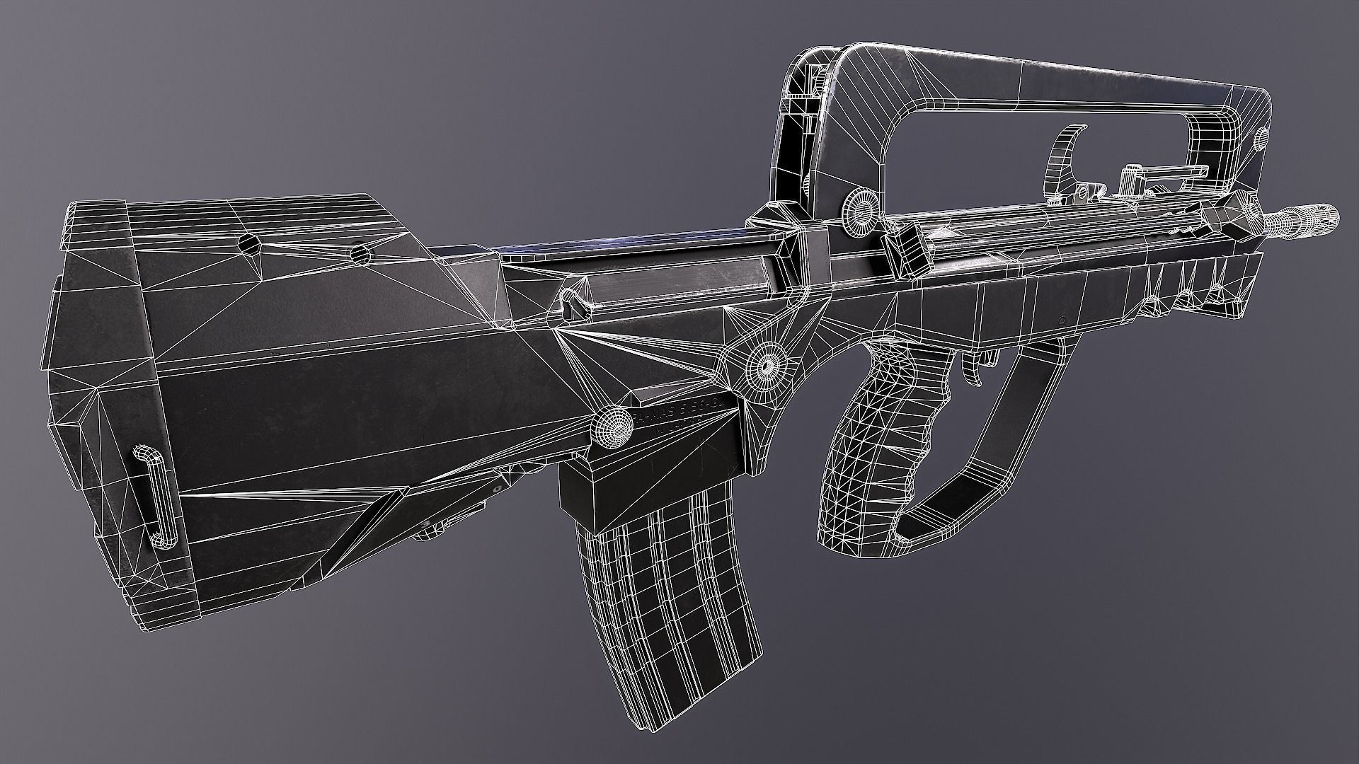 3D model FAMAS G2 Rifle VR / AR / low-poly | CGTrader