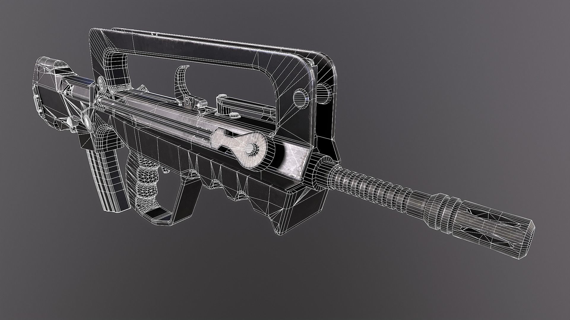 3D model FAMAS G2 Rifle VR / AR / low-poly | CGTrader