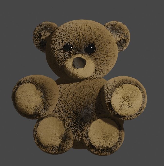 Teddy bear free 3D model | CGTrader