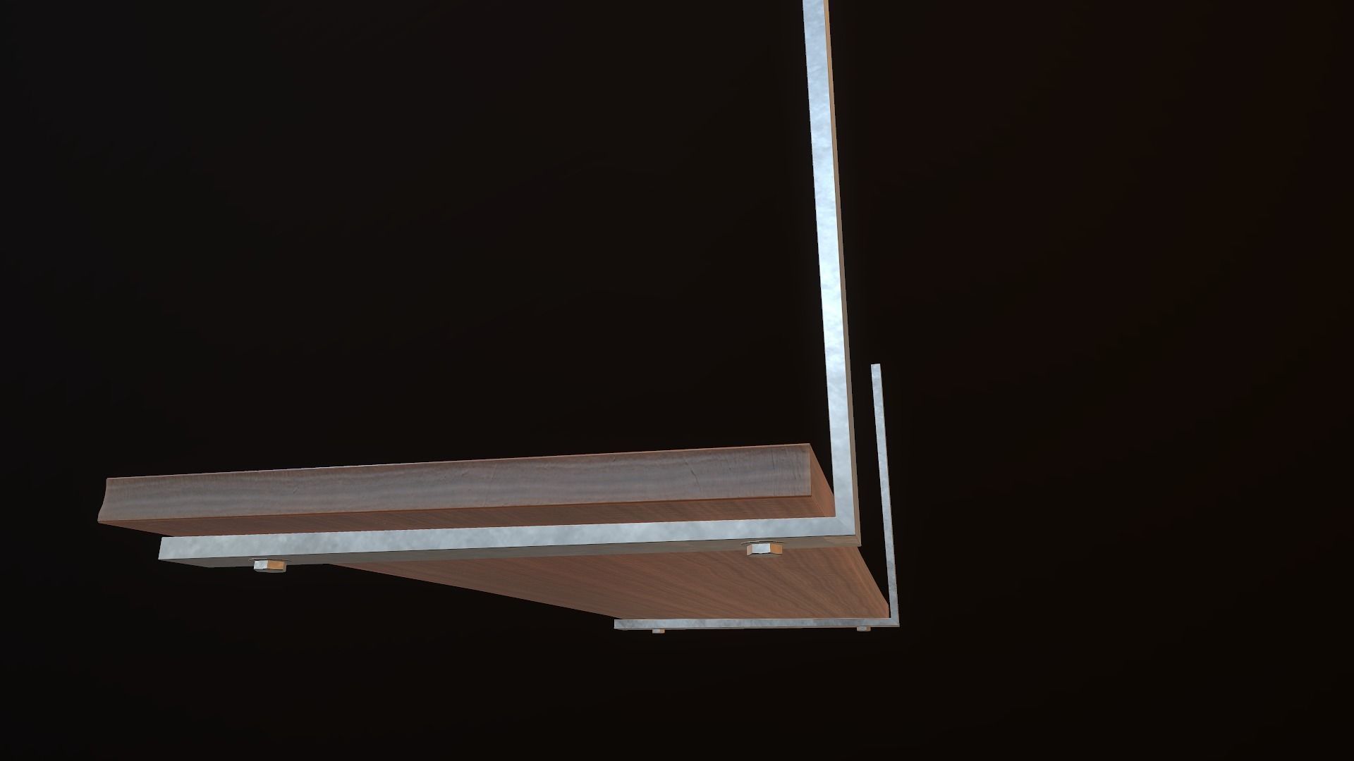 3D model Hanging Shelf VR / AR / low-poly | CGTrader