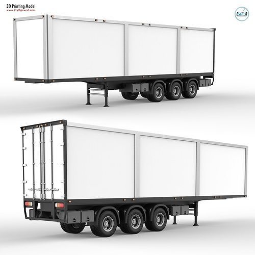 Trailer - Pro version 3D model 3D printable | CGTrader