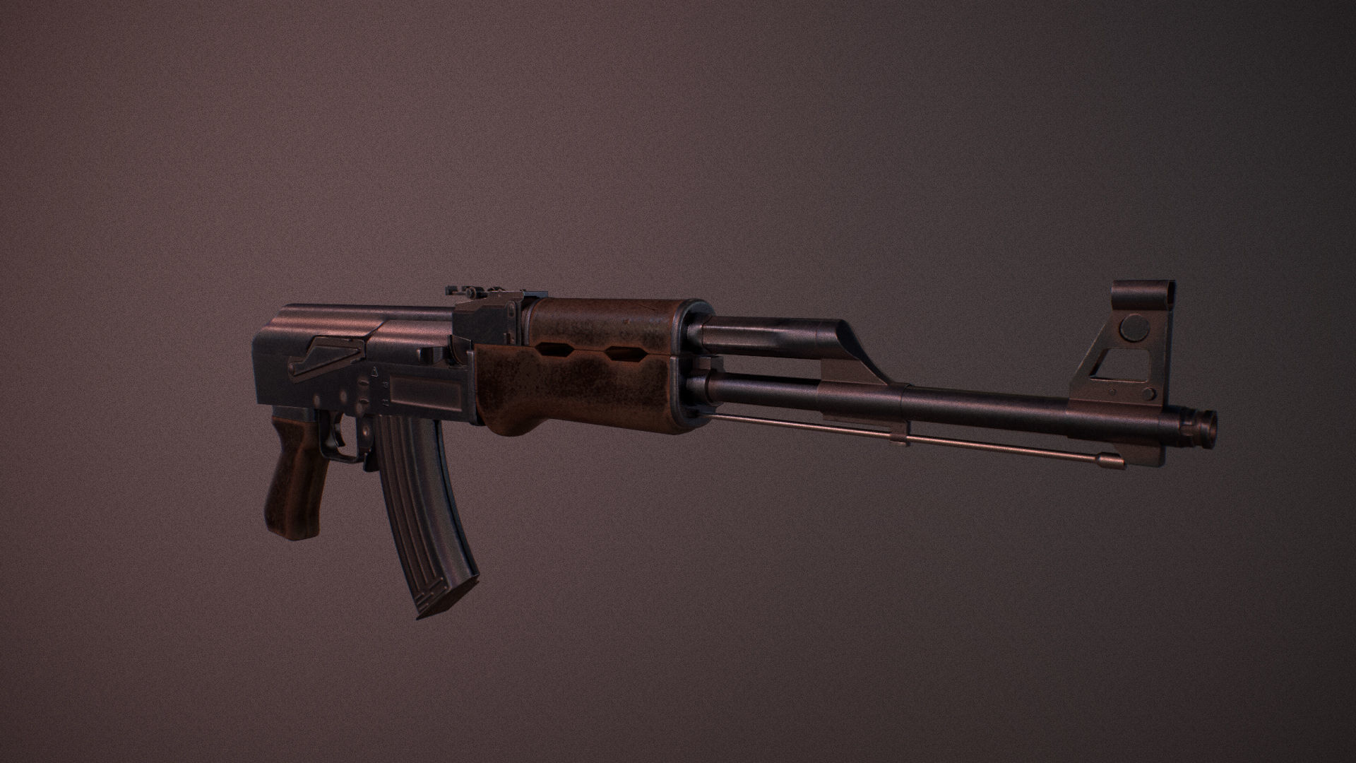 3D model Moddable AK-47 VR / AR / low-poly | CGTrader